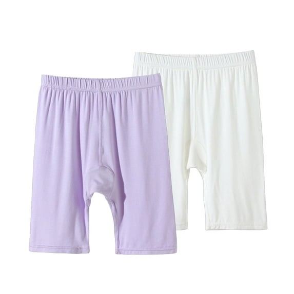 Babcutegg Girls 2 Pack Bike Shorts Soft Modal Under Dress Safety Shorts ...