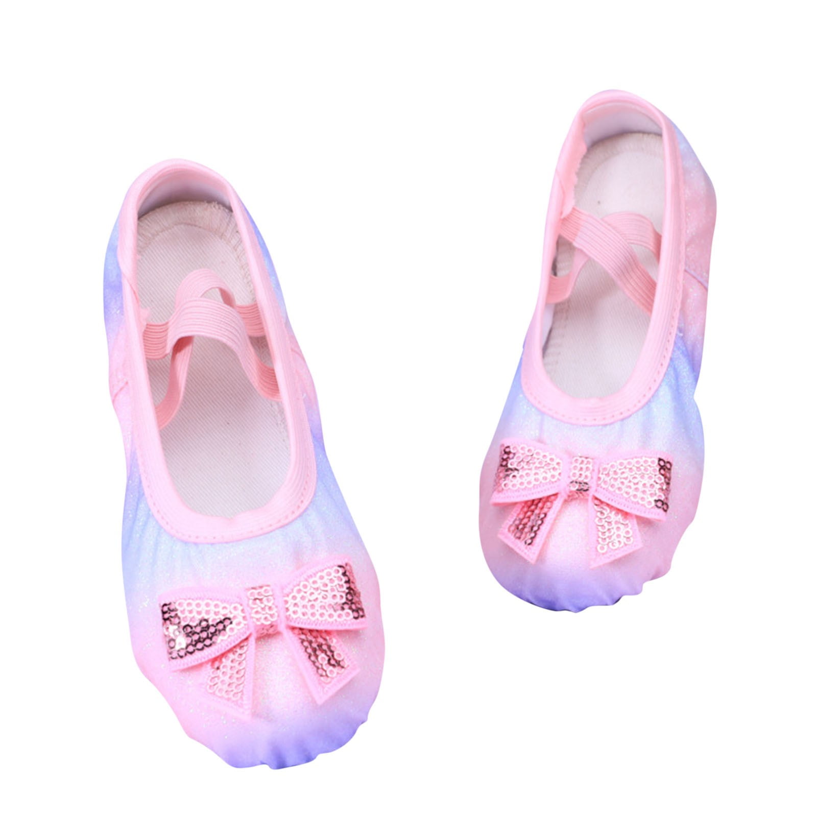 Babcutegg Girls Ballet Shoes, Satin Dance Shoes Soft Sole Flats Shoes ...