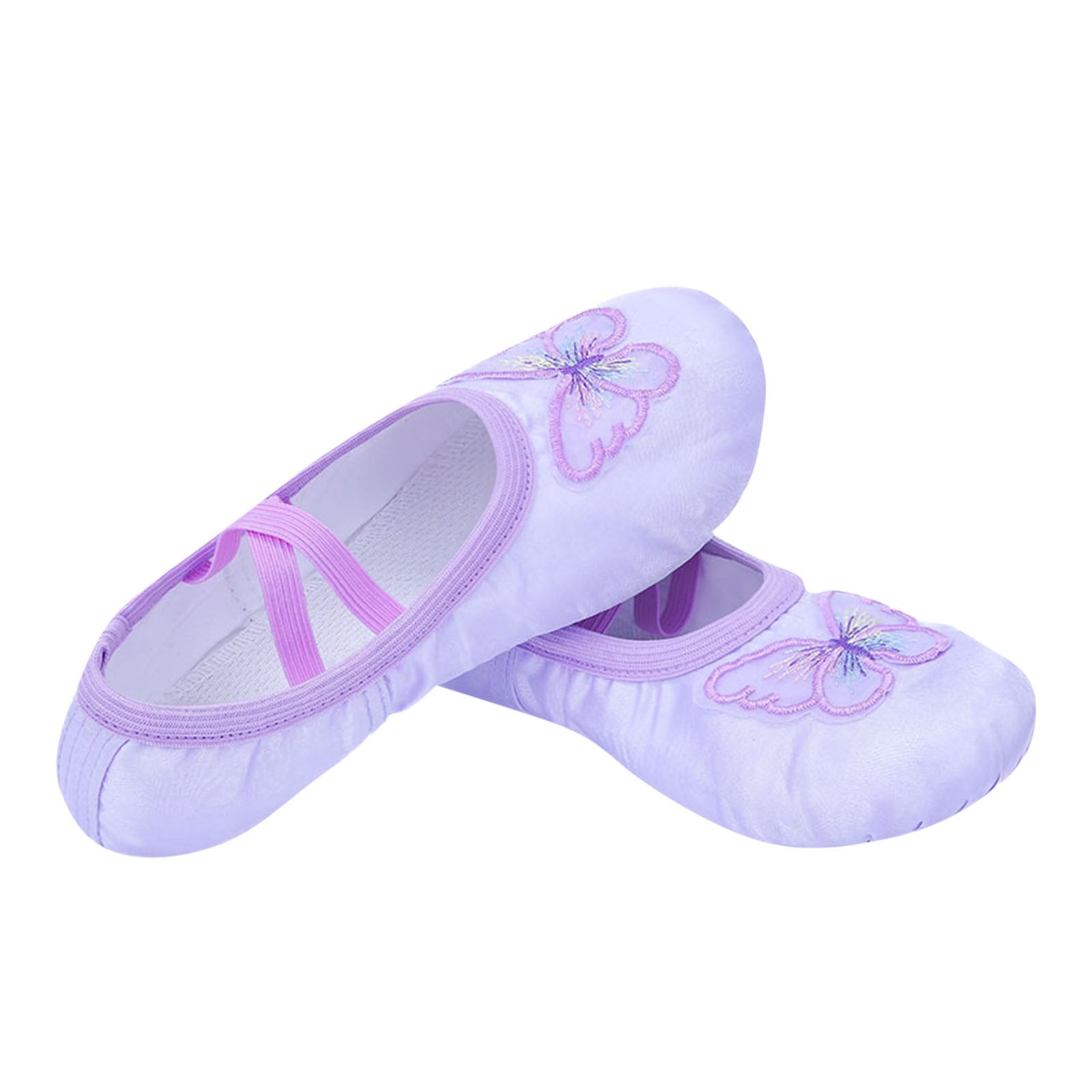 Babcutegg Girls Ballet Shoes, Soft Sole Flats Satin Dance Shoes Shoes ...