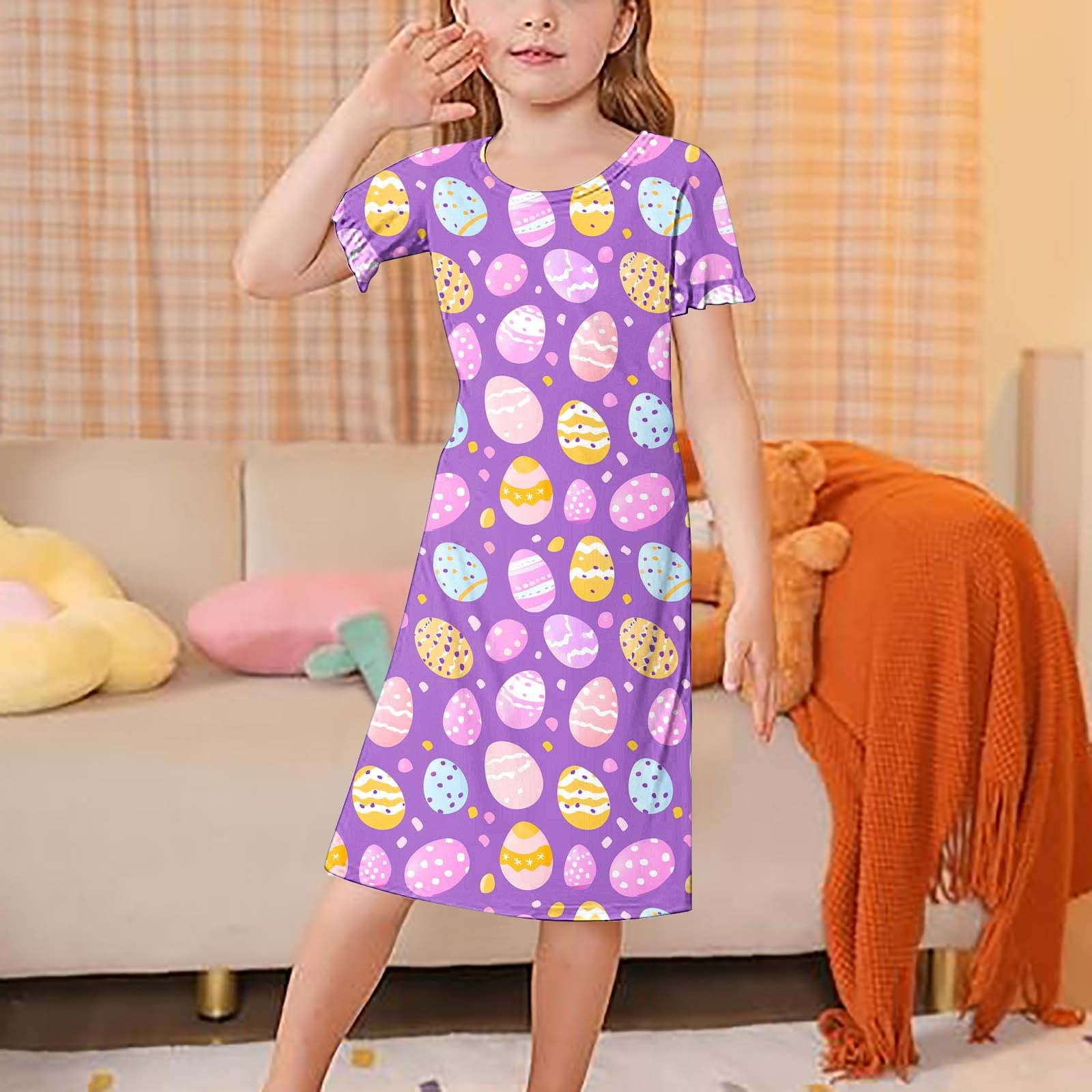 Babcutegg Girls Pajamas Women Imitation cotton frame for 3-12 Years ...
