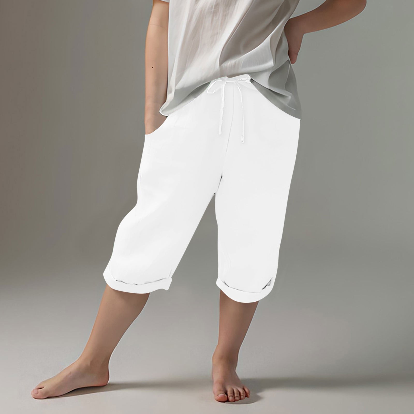 Babcutegg Girls Summer Wear Shorts, Soild Color Two Pockets Short Pants ...