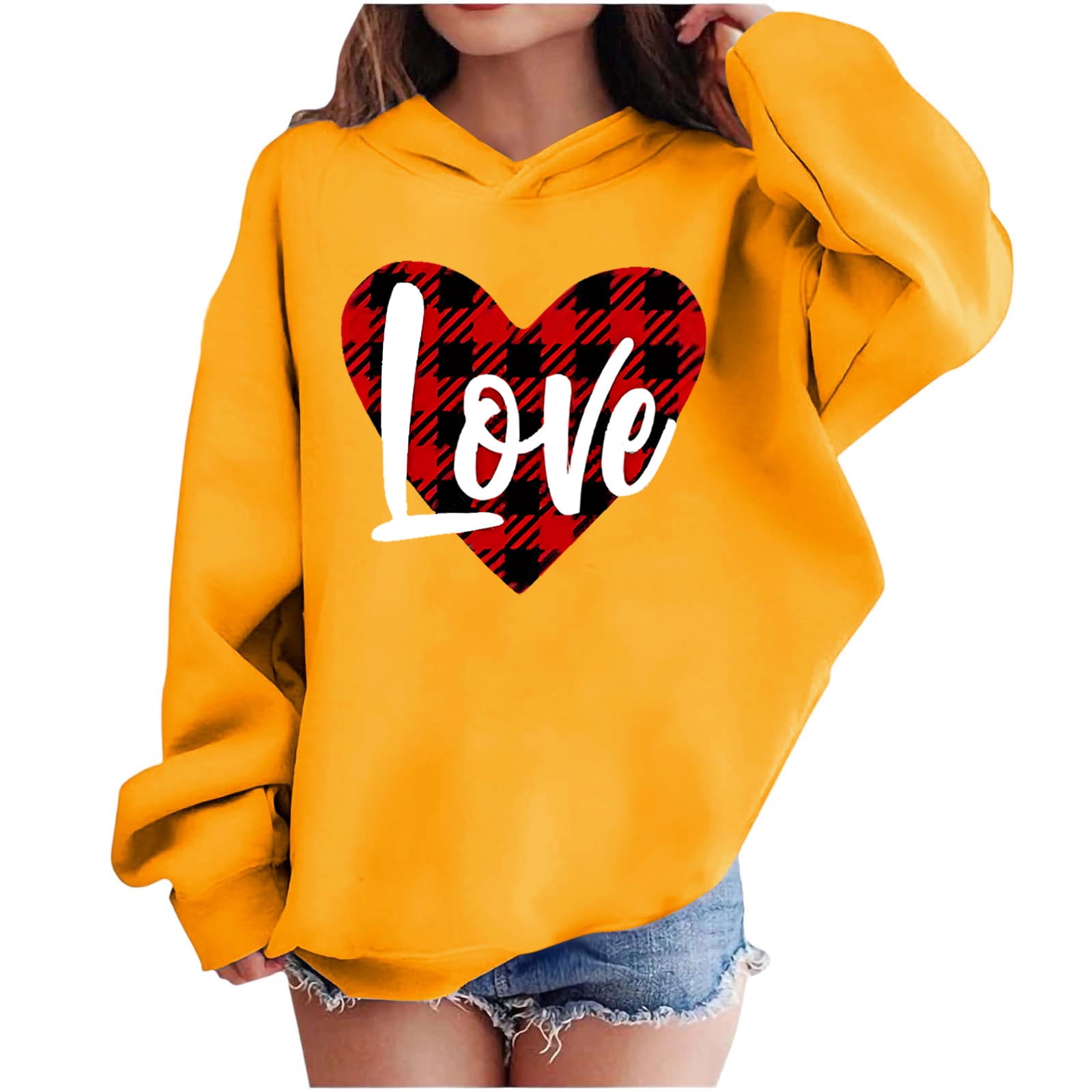 Babcutegg Girls Valentine's Day Sweatshirts Regular Fit Graphic Tee ...