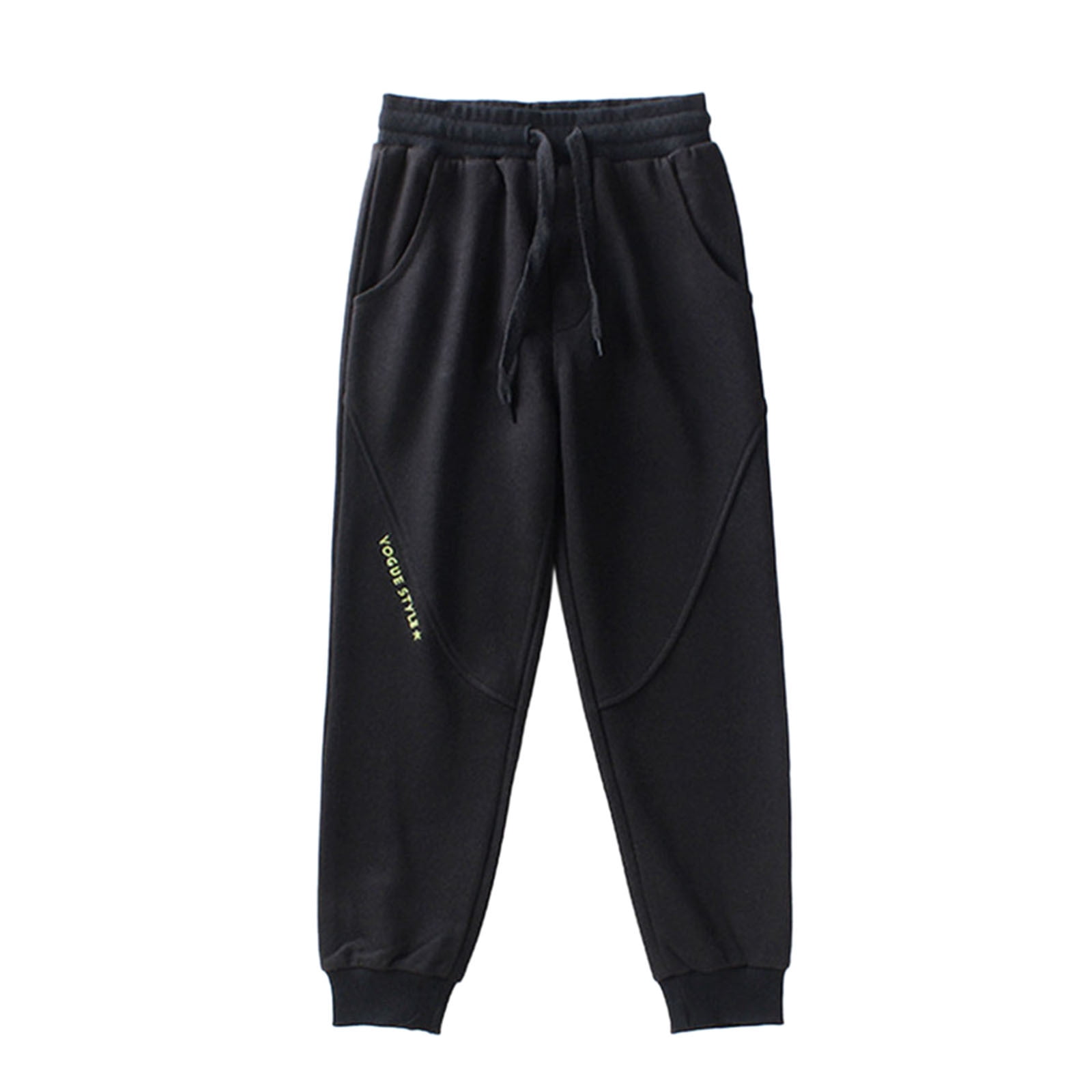 Babcutegg Kid Boys Pants High Waist Full Length Elastic Waist Kids ...