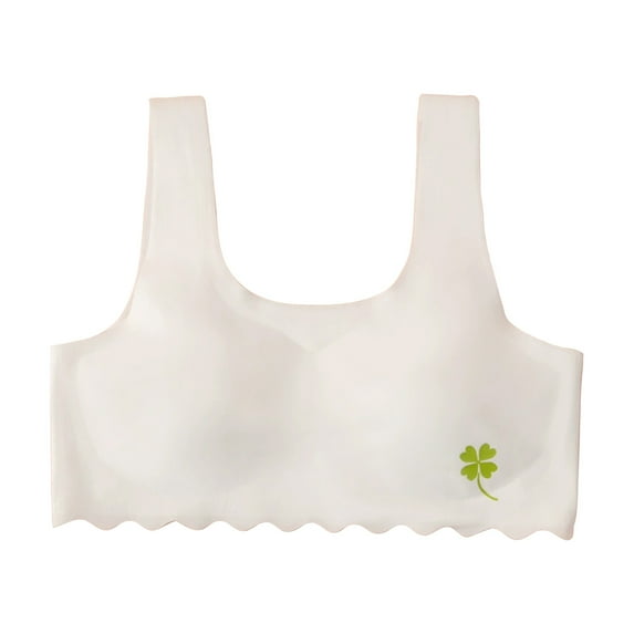 Babcutegg Kid Girls Bra Seamless Adjustable Straps Lightweight Molded ...