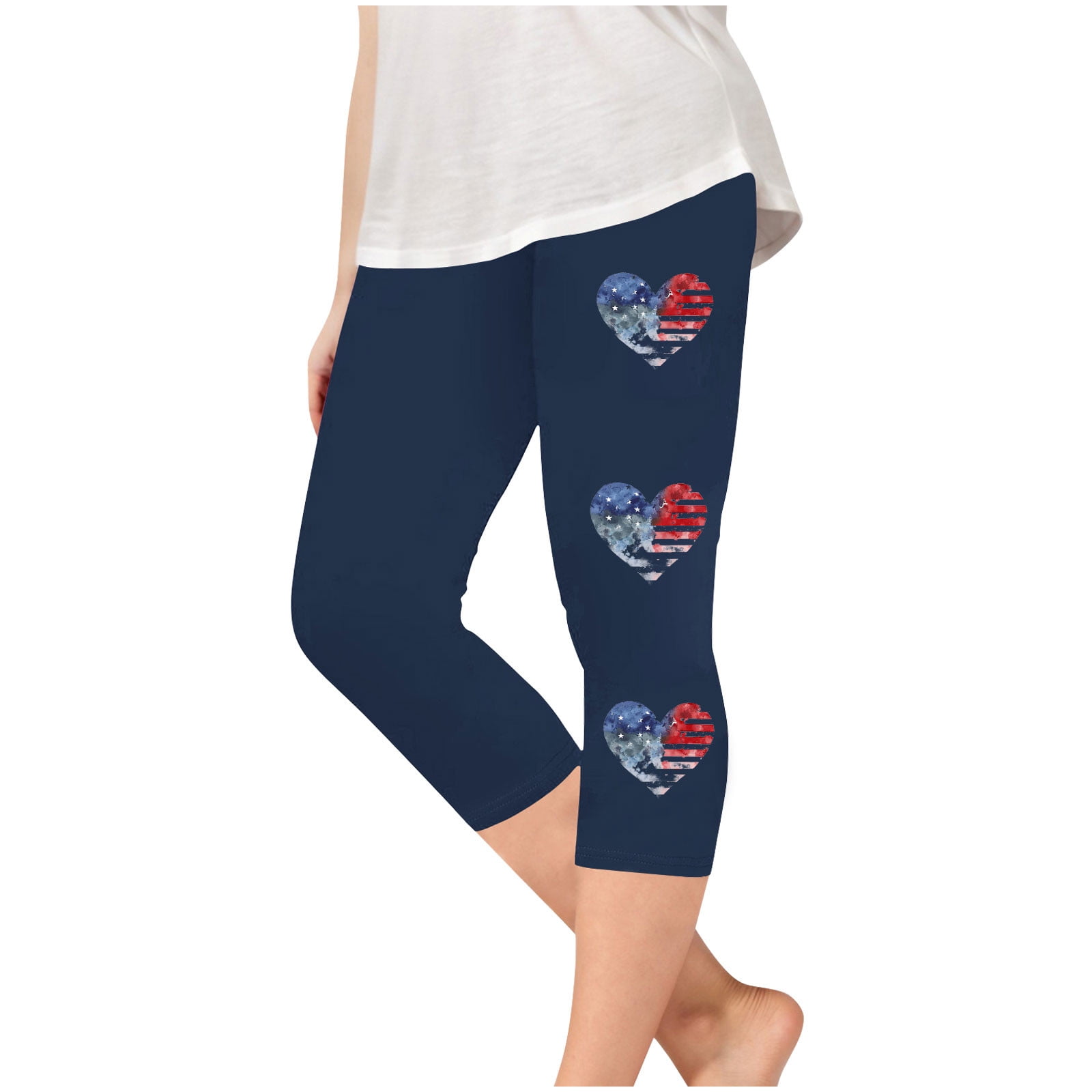 Babcutegg Kid Girls Pants, Athletic Cropped Pants Yoga Pants for Kids ...