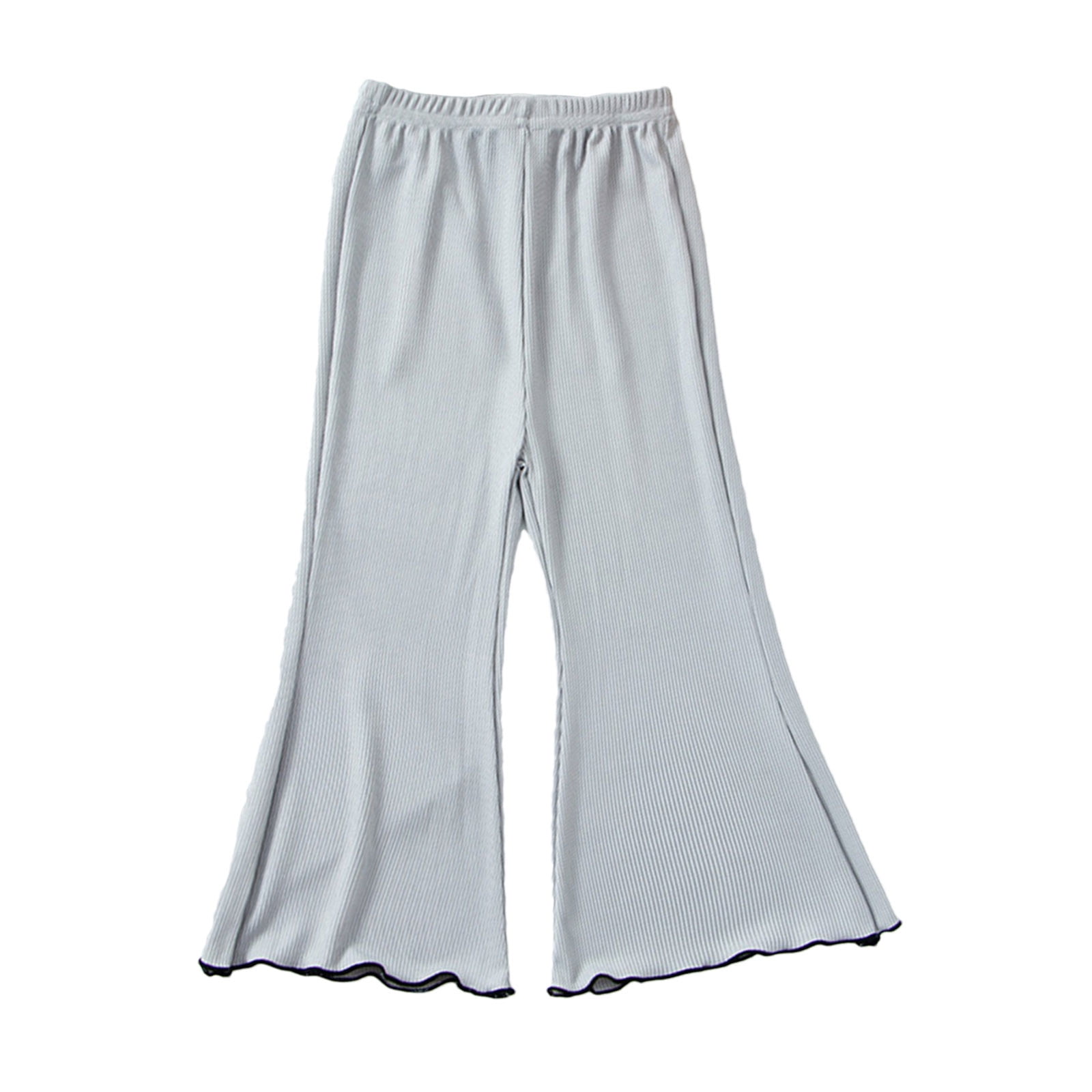 Babcutegg Kid Girls Pants, Bell Bottom Soild Color Yoga Pants for Kids ...