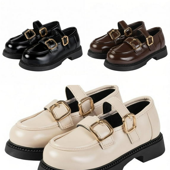 Babcutegg Kid Girls Shoes Soft Flat Flat Bottom British Style Non Slip ...