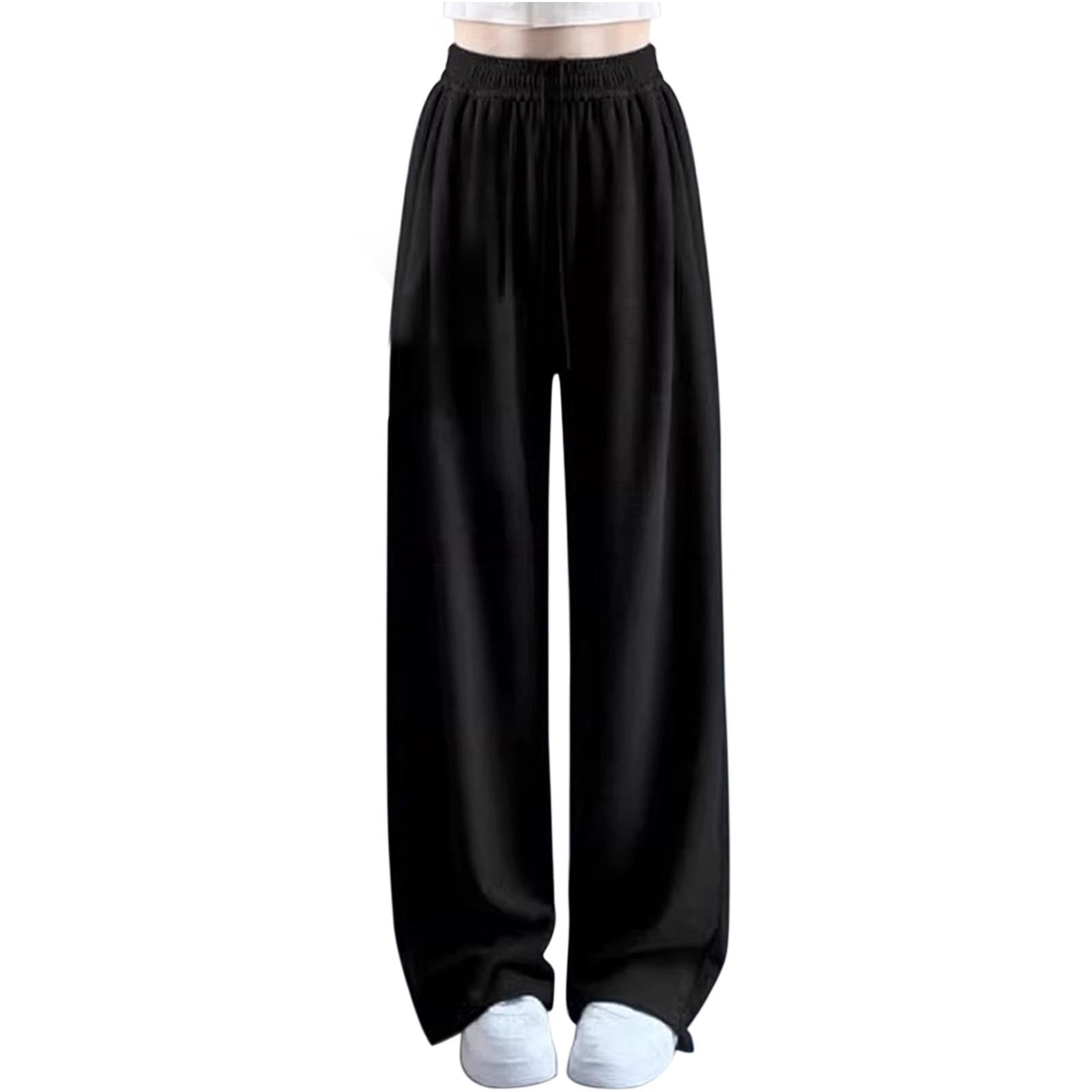 Babcutegg Kid Girls Sweatpants High Waist Straight Leg Elastic Waist ...