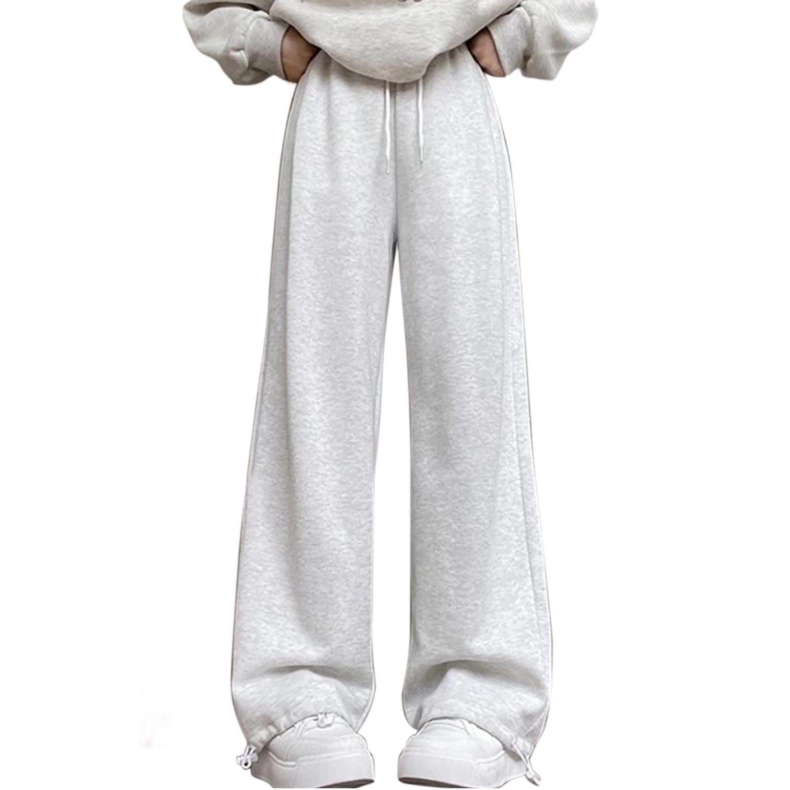 Babcutegg Kid Girls Sweatpants Straight Leg Elastic Waist High Waist ...