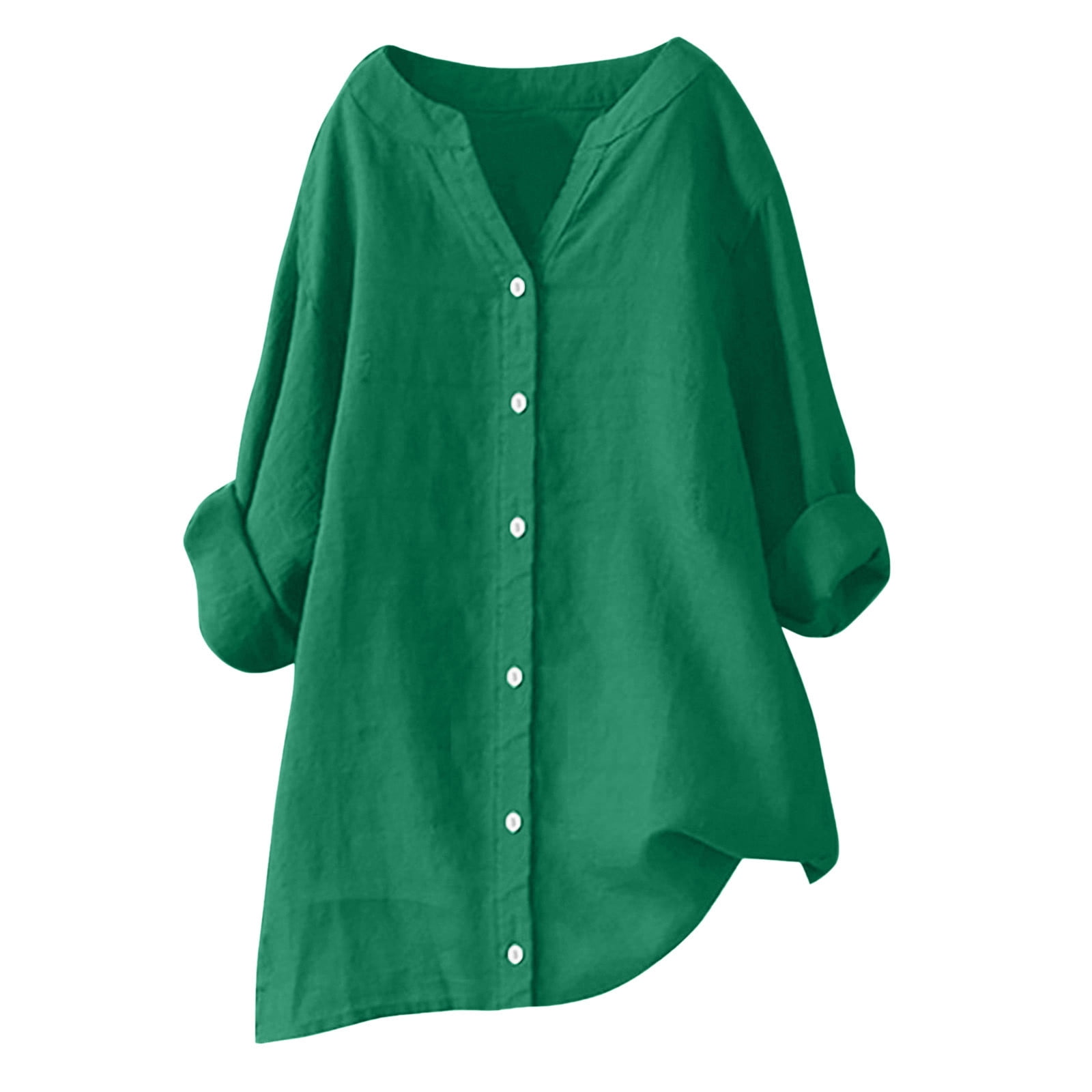 Babcutegg Long Sleeve Shirts For Men, V-Neck Soild Color Tops For Women ...