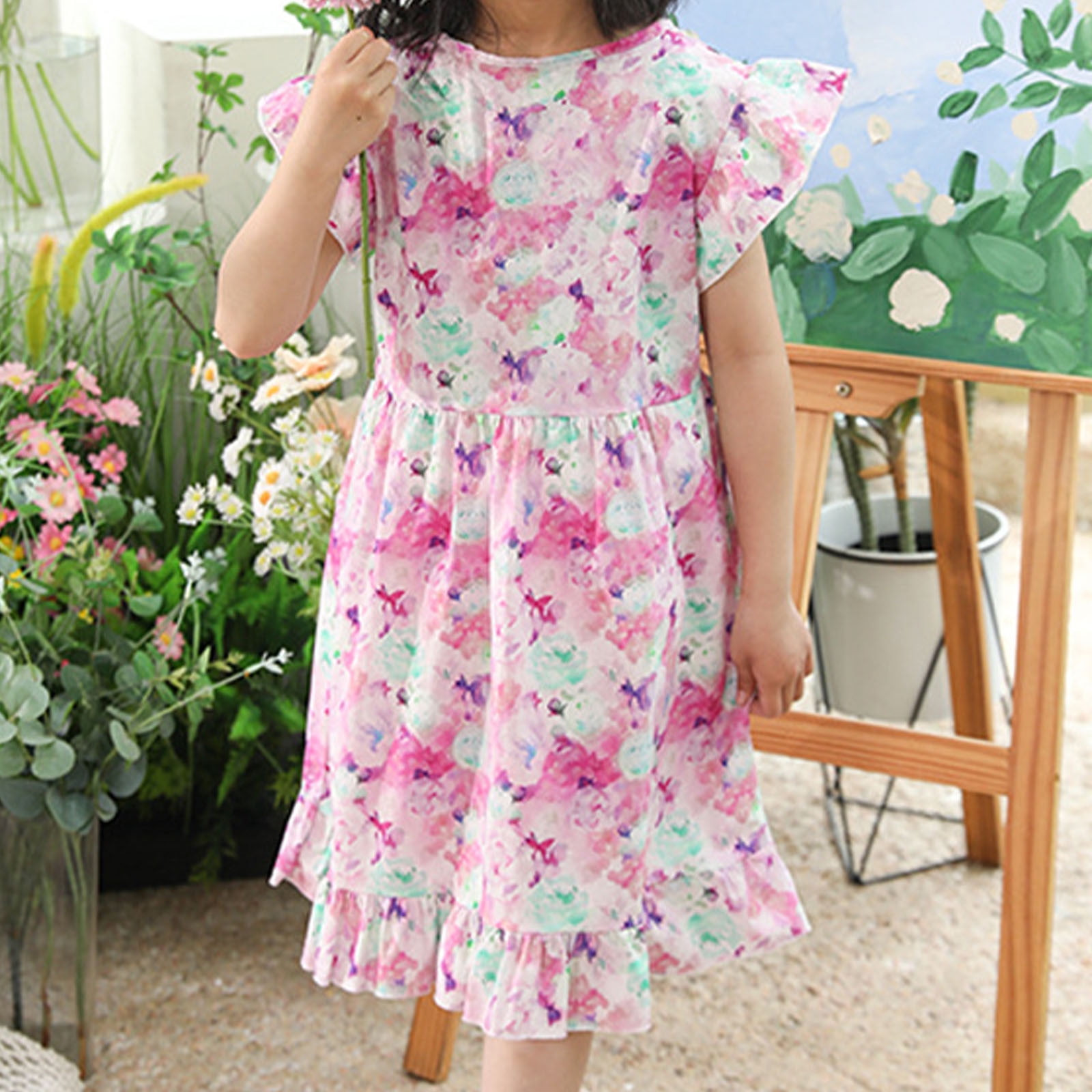 Babcutegg Summer Kids Short Shirt Dresses for Little Girls Skirts New ...