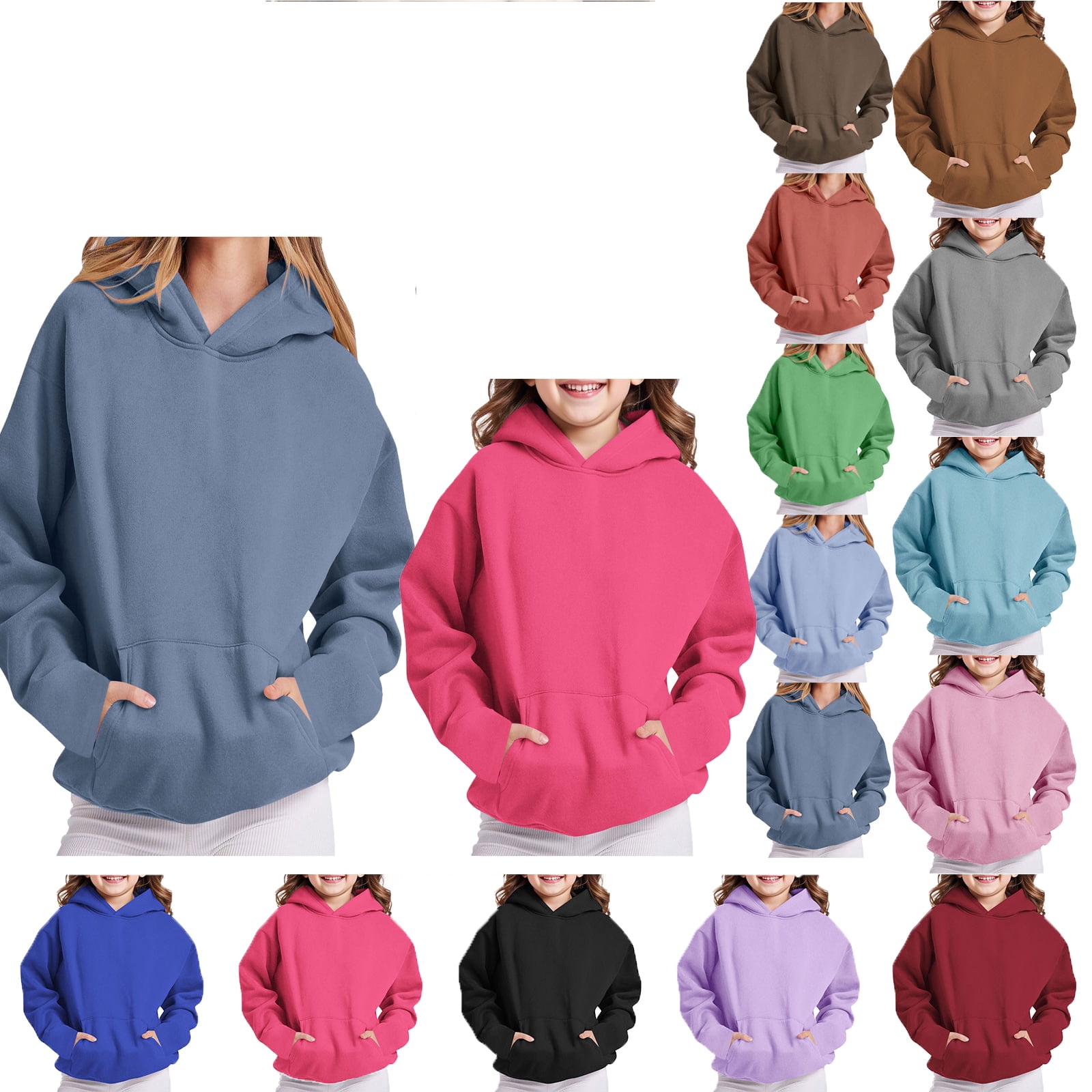 Babcutegg Sweatshirt for Women Long Sleeve Hoodies Open Front Clothes ...