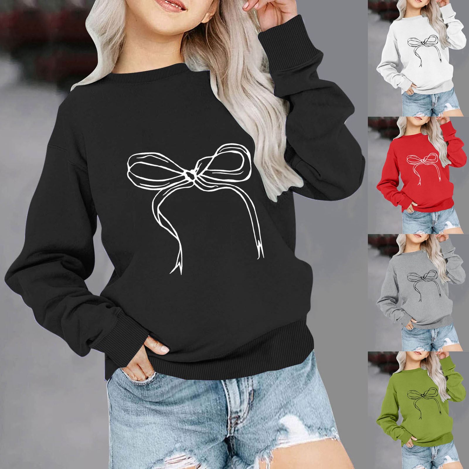Babcutegg Sweatshirts for Toddler Girls Graphic Pattern Long Sleeve ...