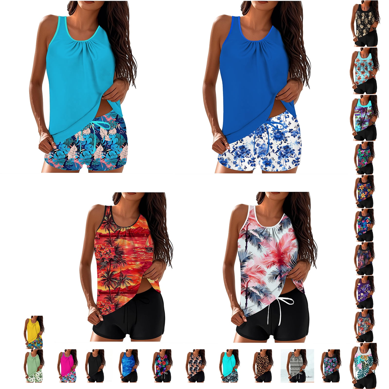 Babcutegg Swimsuits for Women Quick Dry Nylon&Spandex Tummy Control ...