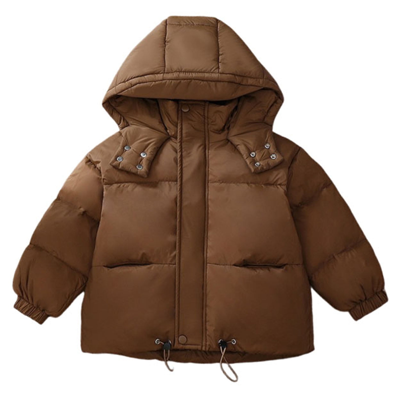 Babcutegg Teen Girls Puffer Jackets Full Zipper Hooded Warm Fall and ...