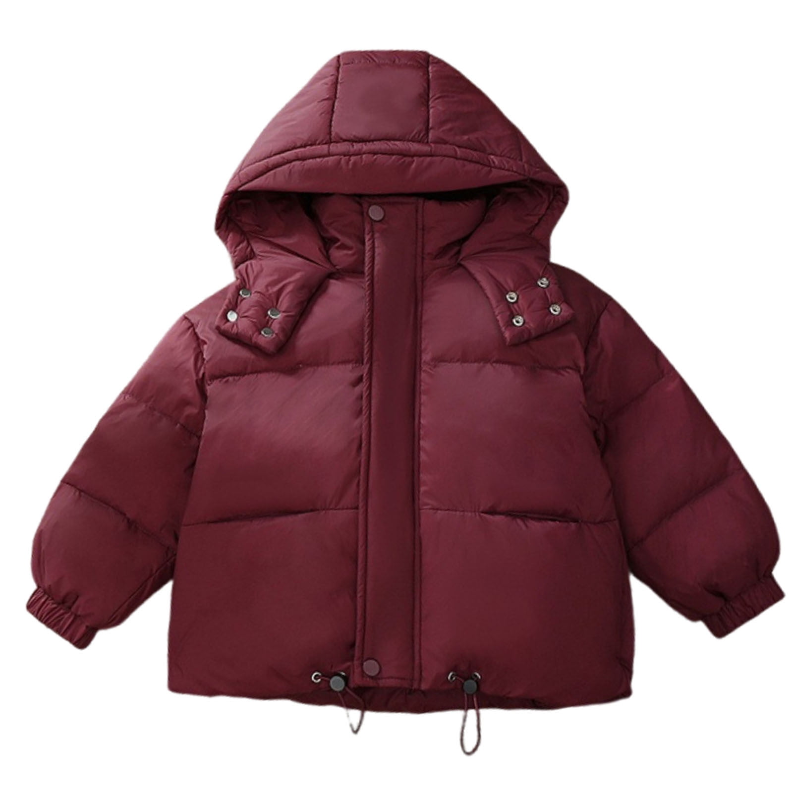 Babcutegg Teen Girls Puffer Jackets Full Zipper Hooded Warm Fall and ...