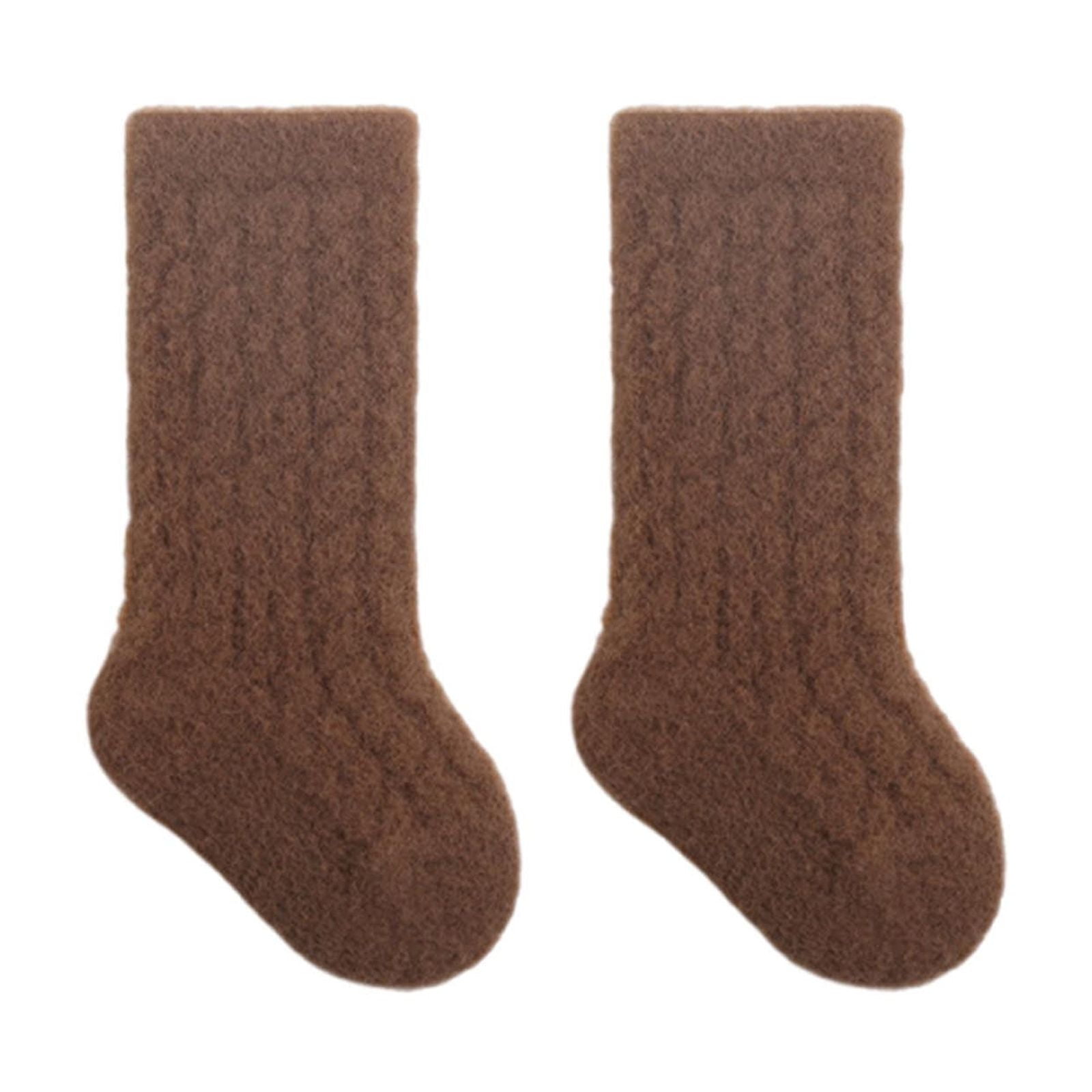 Babcutegg Toddler Girls Fuzzy Socks Graphic Pattern Ankle Length Warm ...