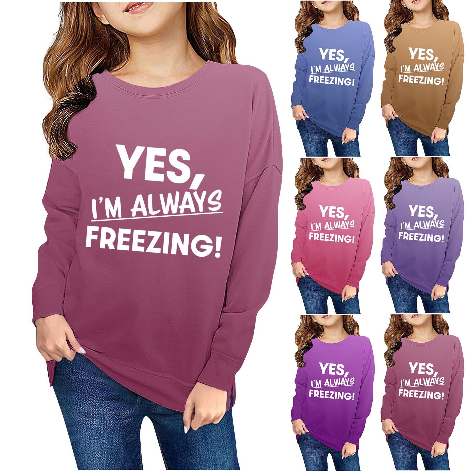 Babcutegg Toddler Girls Sweatshirts Graphic Pattern Long Sleeve Crew ...