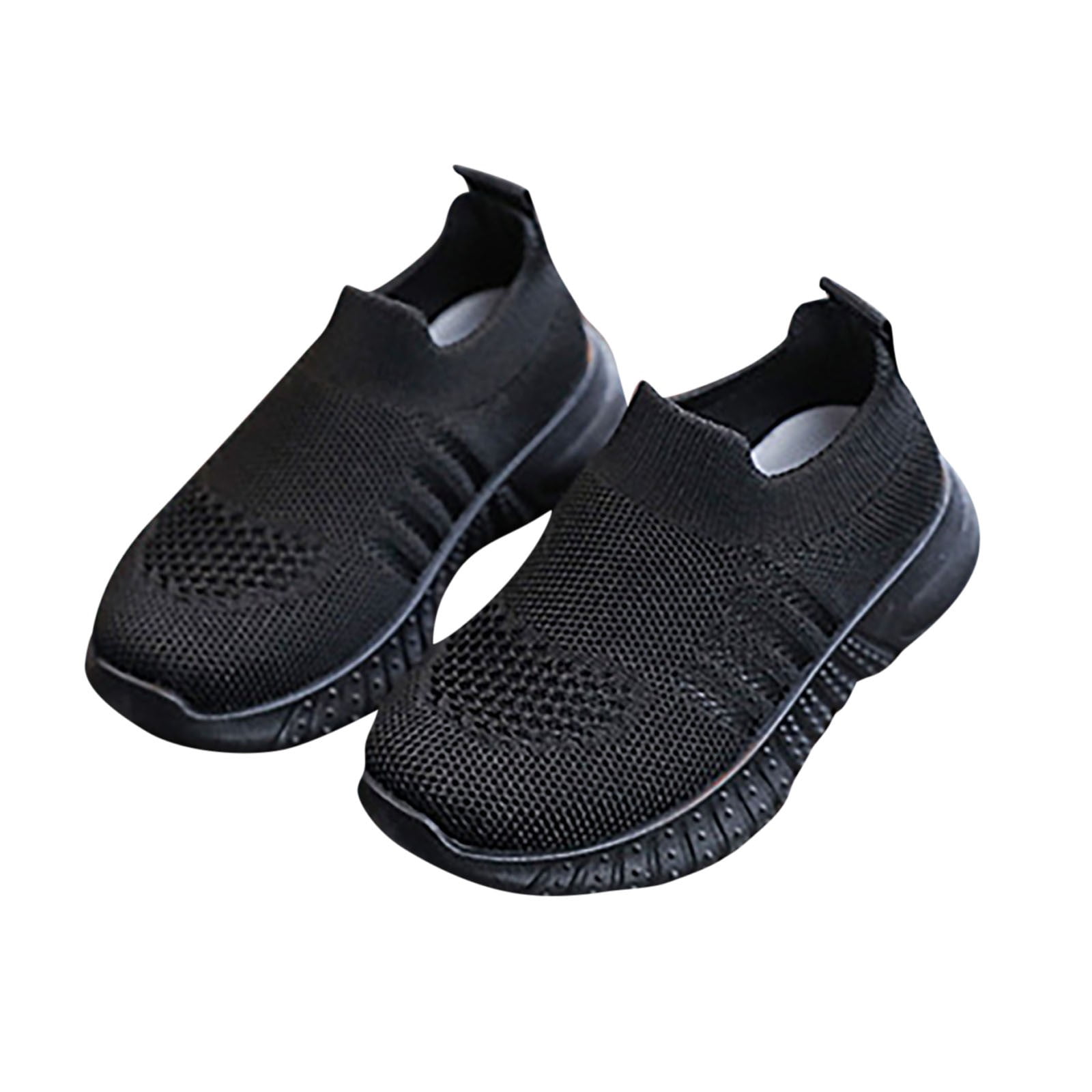 Babcutegg Toddler Slip-Ons, Breathable Toddlers Shoes Hook Loop Shoes Mesh Casual Shoes Black 9 ...