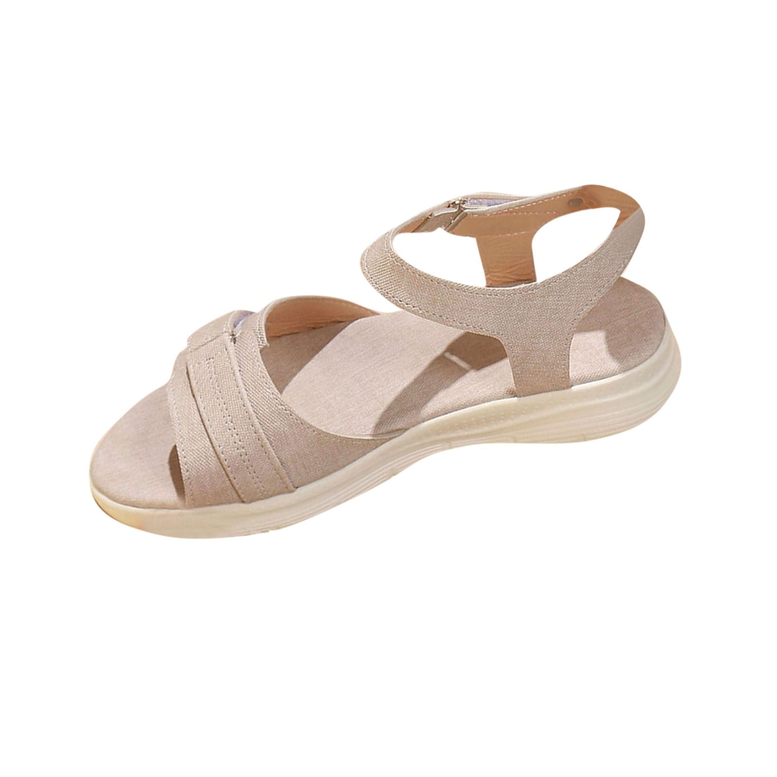 Babcutegg Womens Fish Mouth Sandals Stylish Thick Bottom Soild Color ...