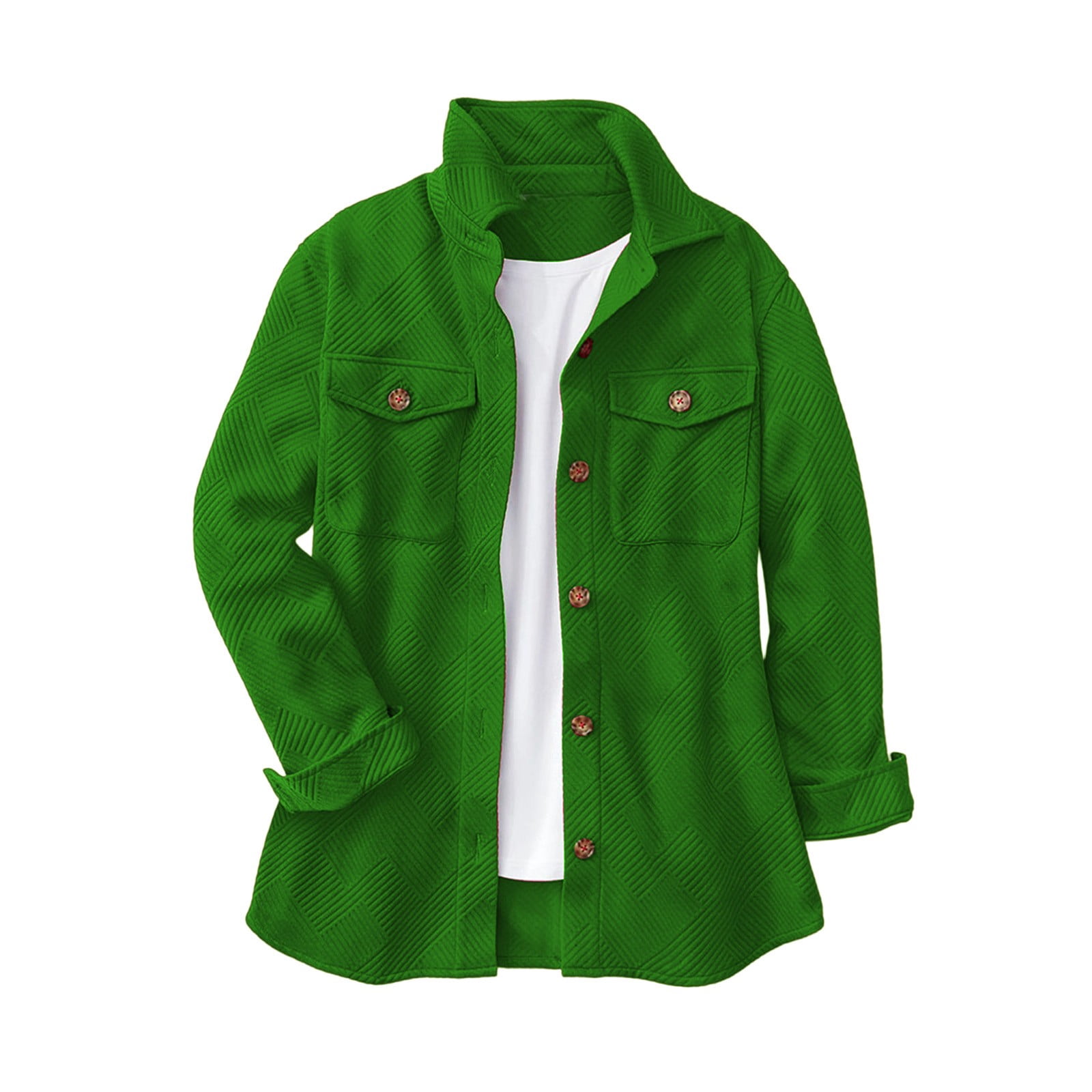 Babcutegg Womens Jackets Regular Fit Long Sleeve Lapel Fall and Winter ...