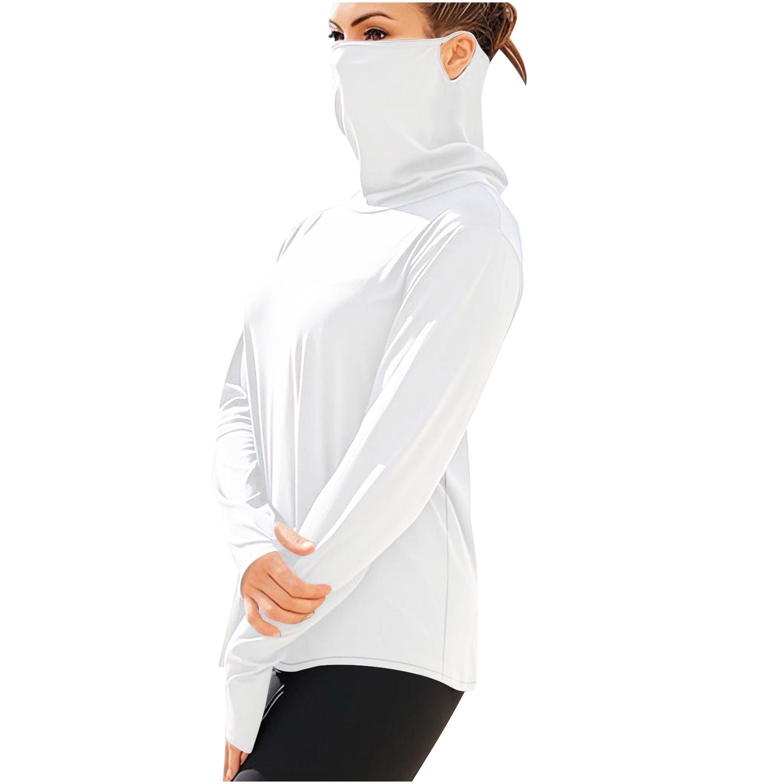 Babcutegg Womens Light Weight Tops, Face Mask Sun Protection Tops for ...