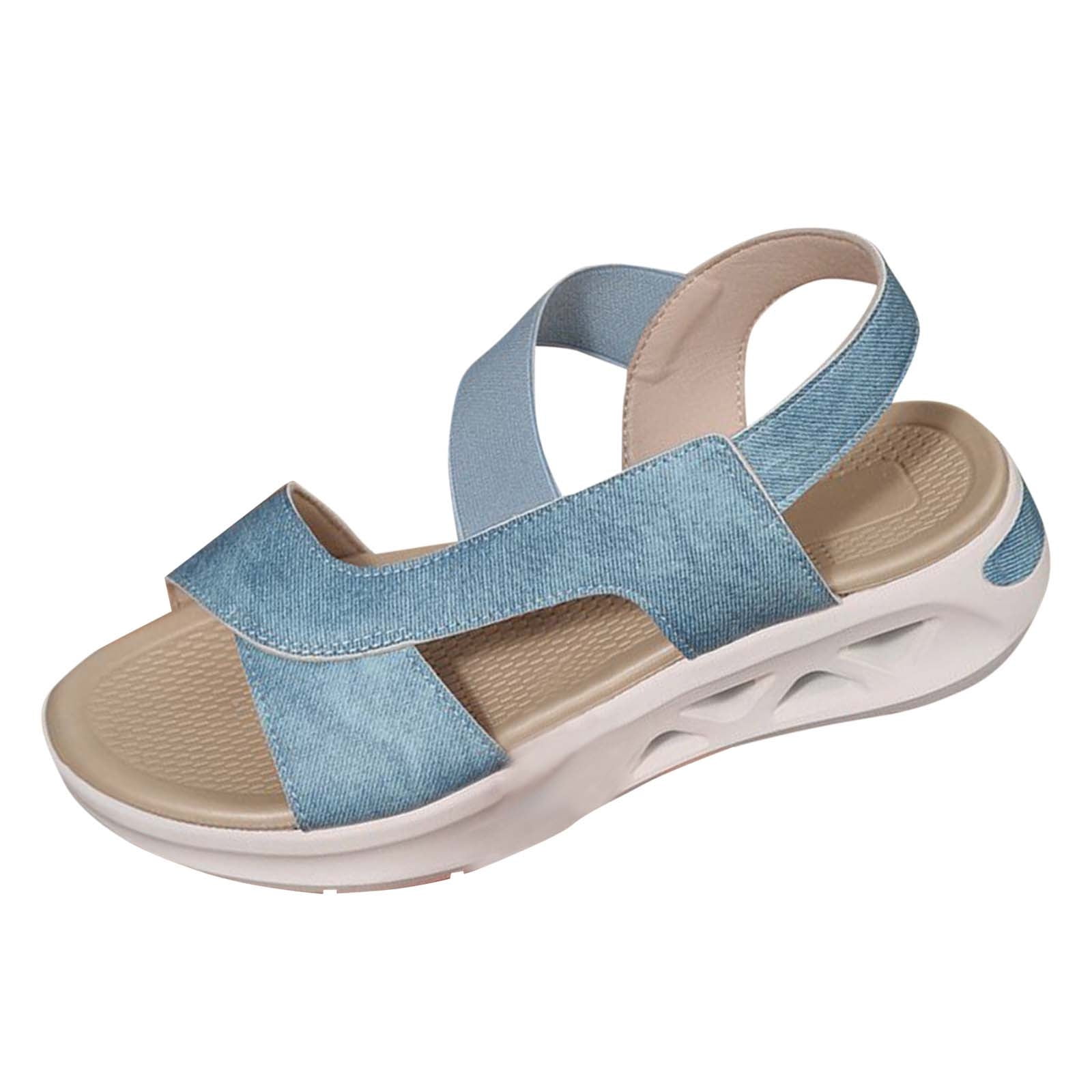 Babcutegg Womens Sandals Soft Bottom Open Toe Soild Color Womens Shoes ...