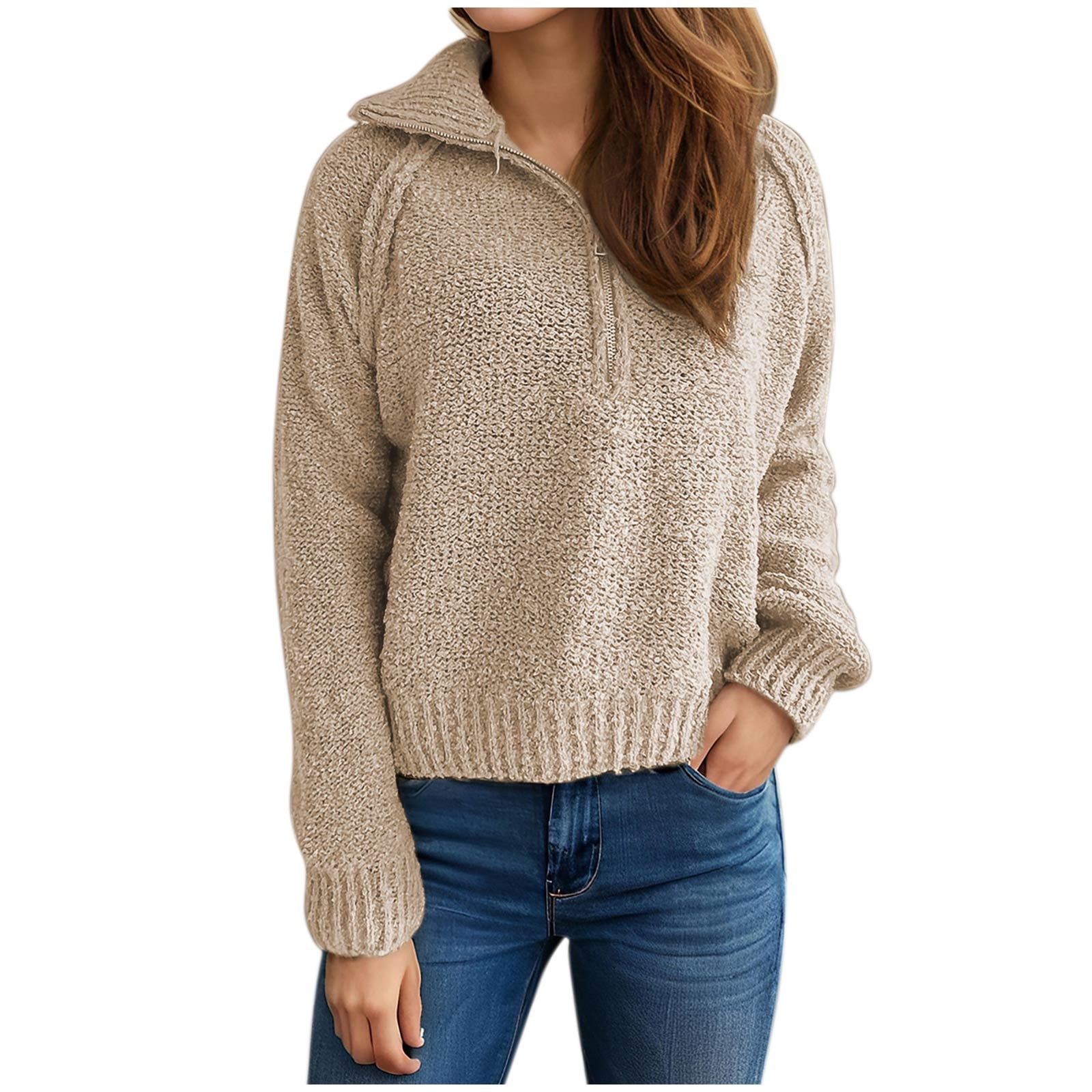 Babcutegg Womens Sweaters Relaxed Fit Casual Fashion Warm Fall and ...