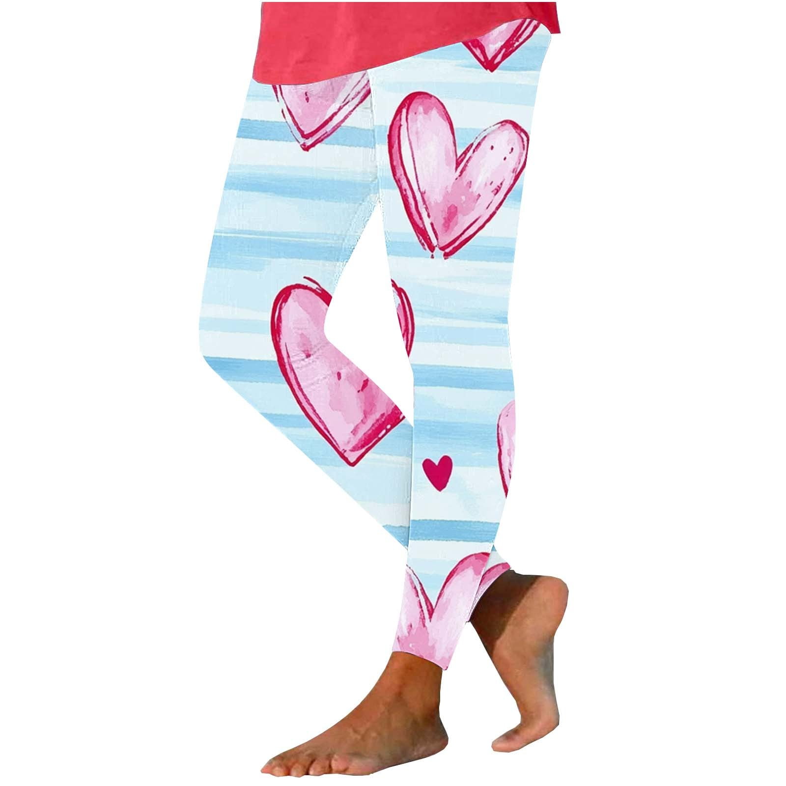 Babcutegg Womens Valentine's Day Yoga Pants Full Length Lightweight Gym ...