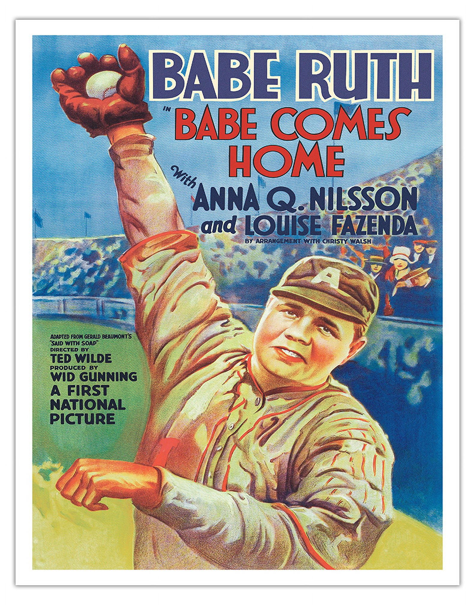 Babe Comes Home - Starring Babe Ruth with Anna Q. Nilsson - Vintage ...