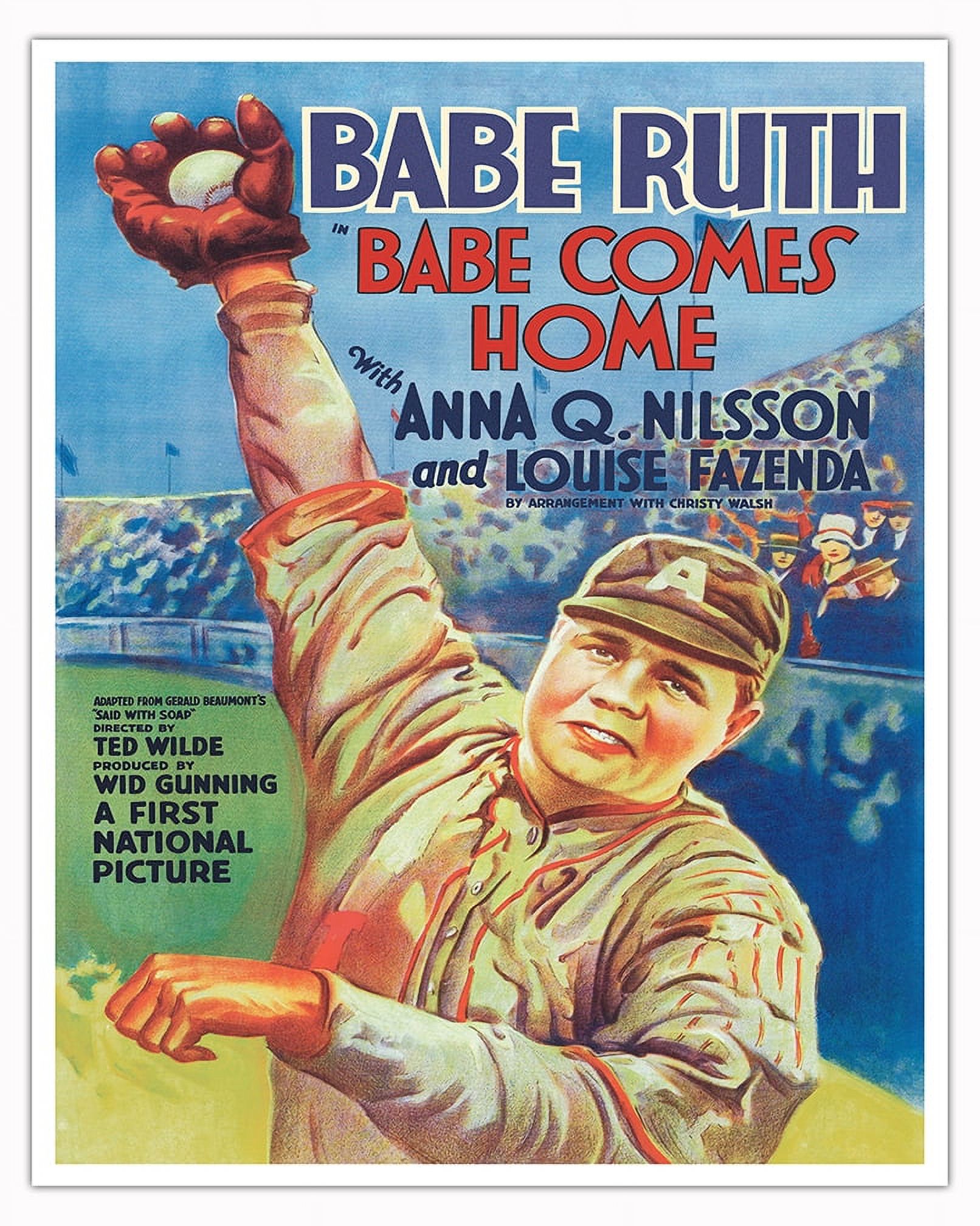 Babe Comes Home - Starring Babe Ruth with Anna Q. Nilsson - Vintage ...