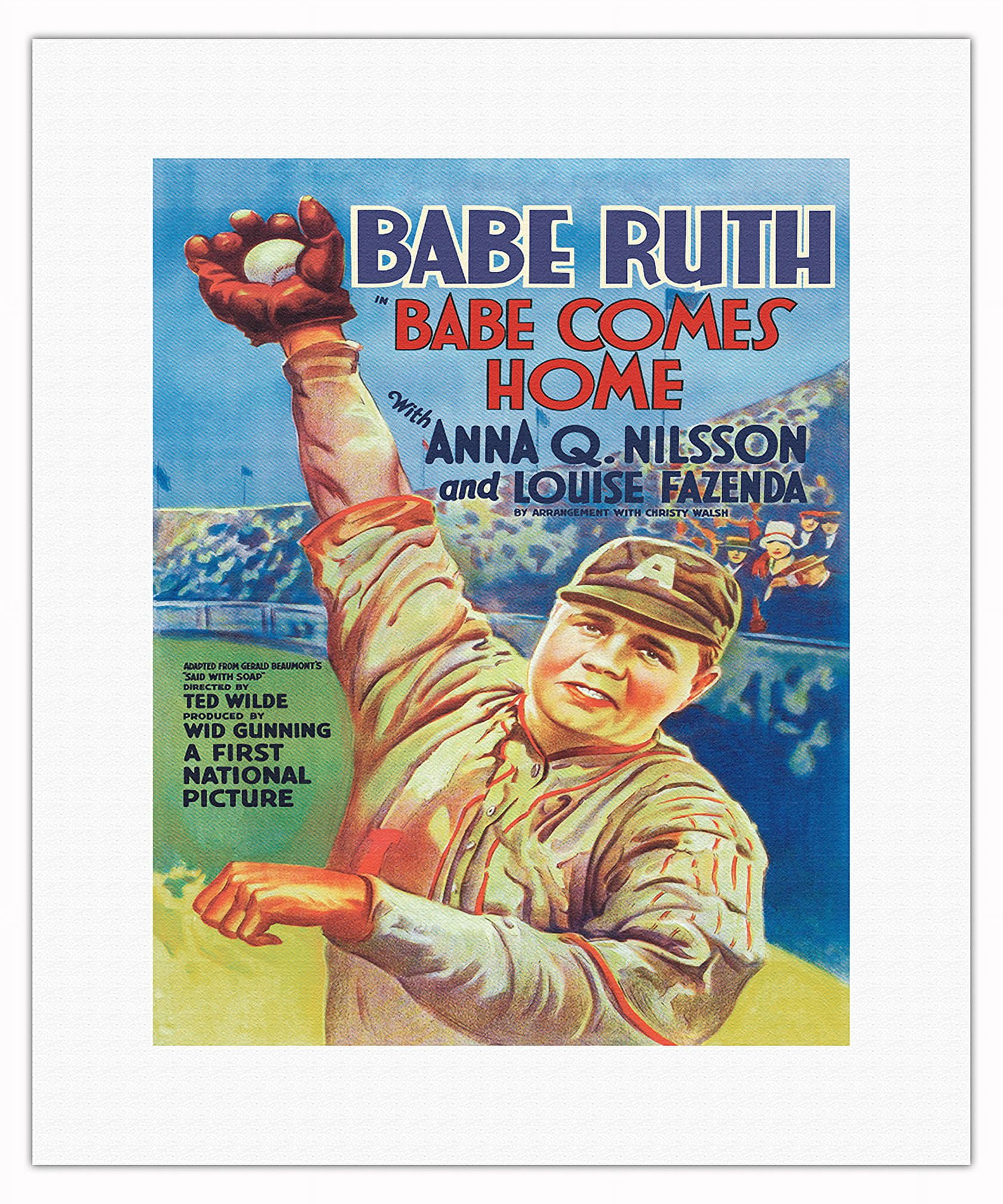 Babe Comes Home - Starring Babe Ruth with Anna Q. Nilsson - Vintage ...