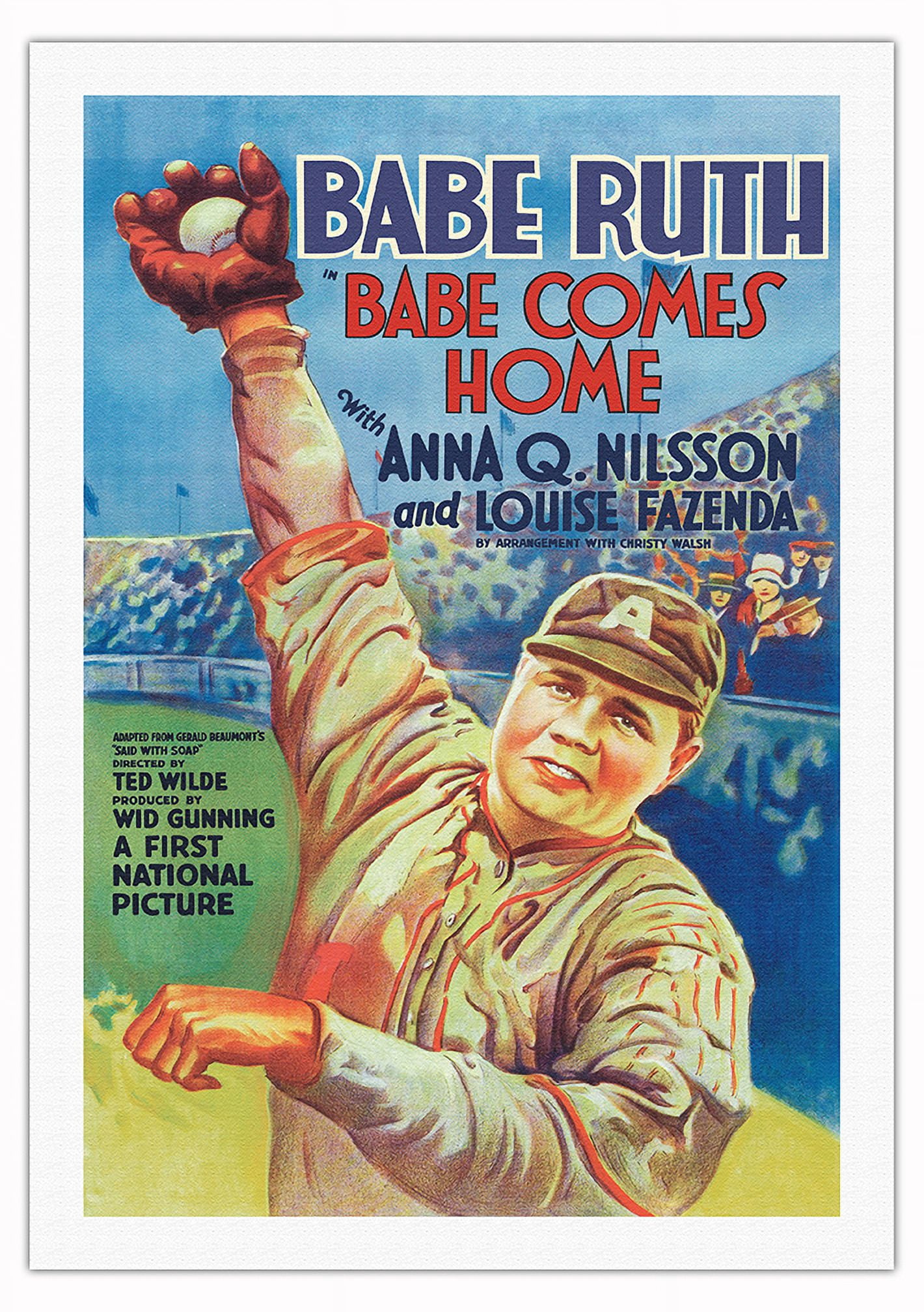 Babe Comes Home - Starring Babe Ruth with Anna Q. Nilsson - Vintage ...
