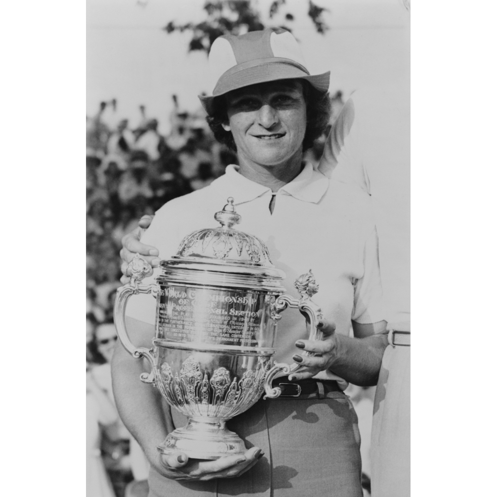 Babe Didrikson Zaharias Holding Trophy After The Tam O'Shanter Golf ...