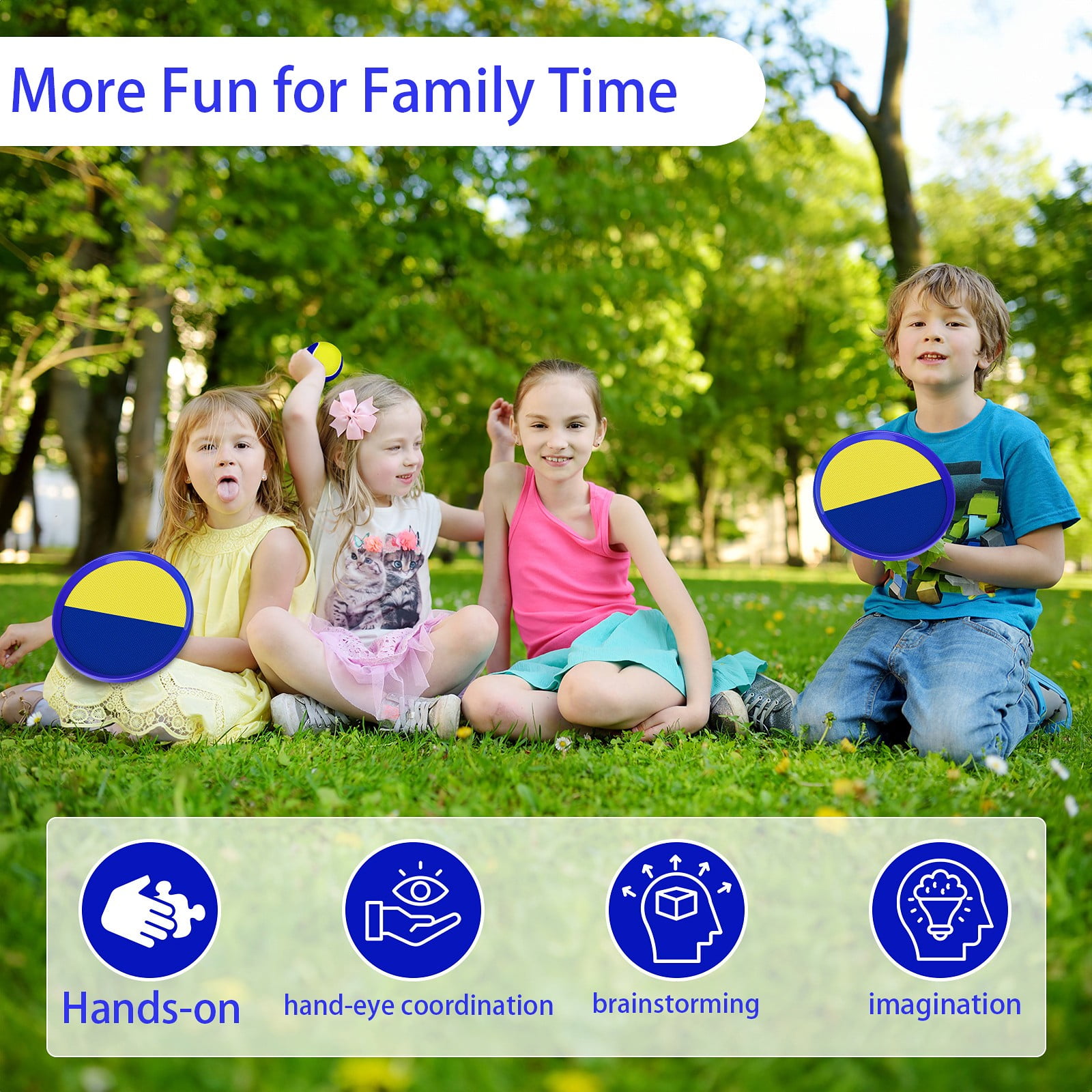 Babe Fairy Upgraded Toss and Catch Ball Game Set - Indoor and Outdoor ...