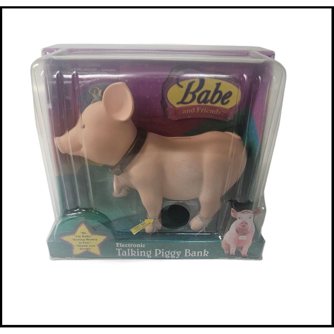 Babe & Friends Pig In The City Electronic Talking Piggy Bank Ages 3 ...