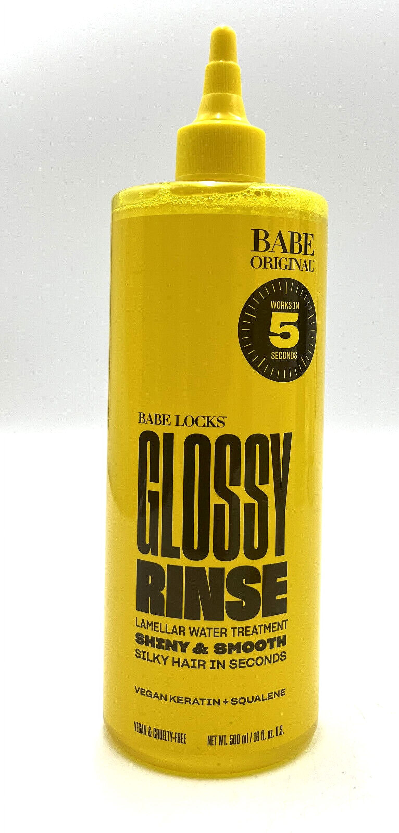 Babe Locks Glossy Rinse Lamellar Water Treatment Shiny & Smooth 16 oz ...