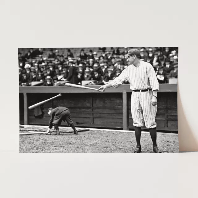 Babe Ruth Bat New York Yankees Baseball 1920S History Wall Art Poster ...