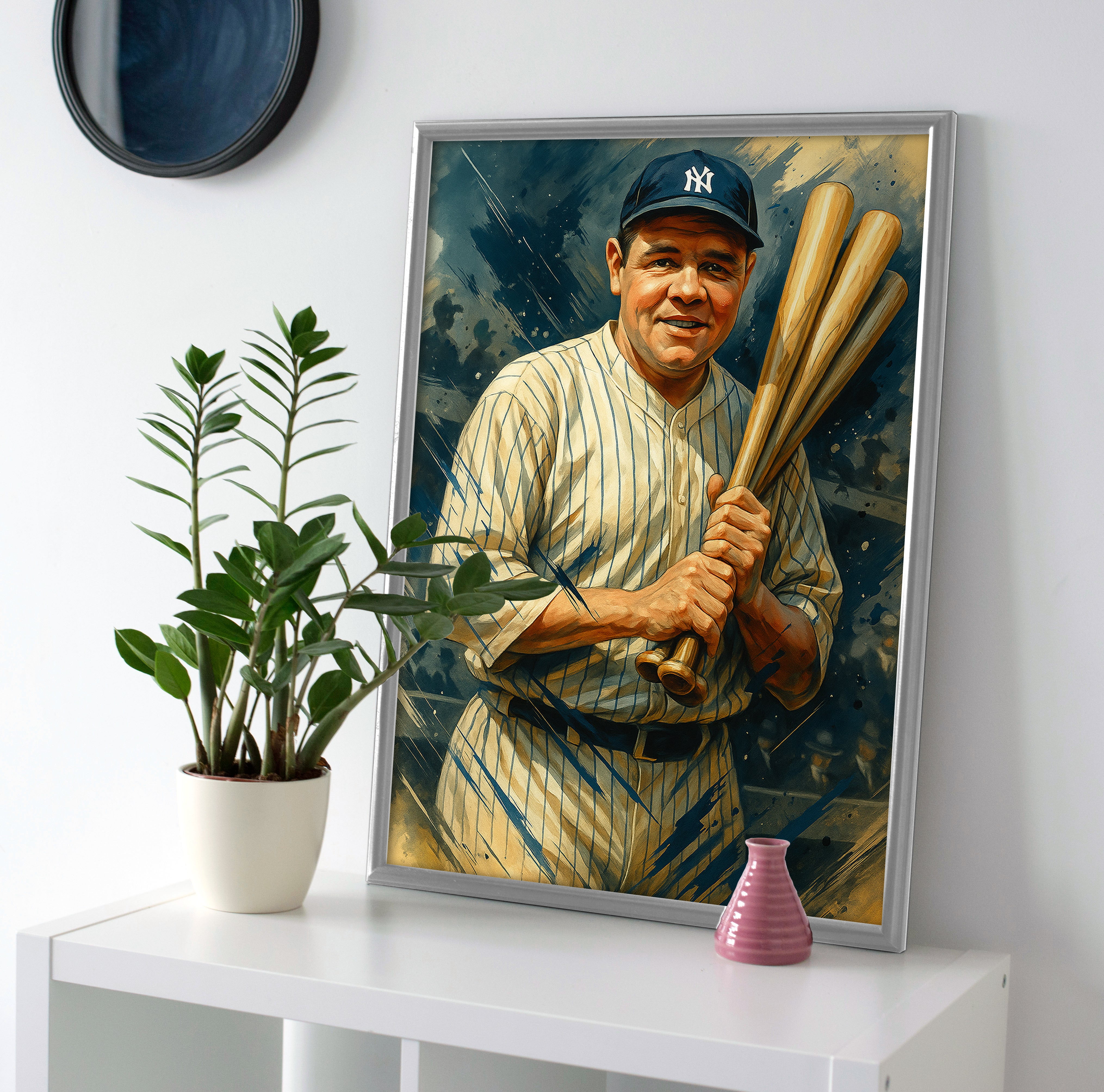 Babe Ruth Yankees Poster or Canvas Wall Art - Walmart.com