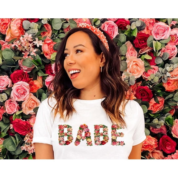 Babe Shirt Floral Bride And Babe Shirts Bride to Be Shirt Bridal Shower ...