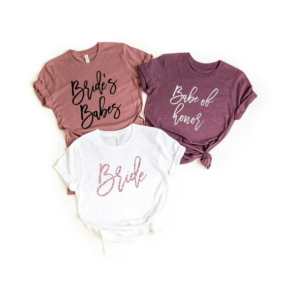 Babe of Honor Shirt,Bride Babe Shirt,Bride's Babes Shirt,Bridal Party ...