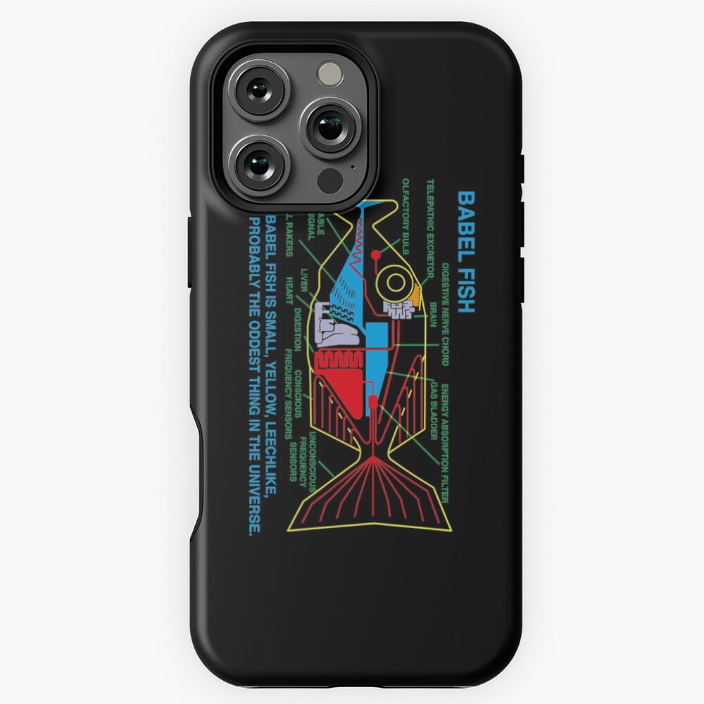 Babel Fish H2G2 Sci Fi Ocean Inspired Art Phone Case with iPhone 17 to ...