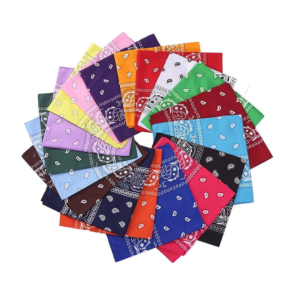 Baberdicy Paisley Bandanas for Men Women Clearance Sales, 18Pcs Paisley ...