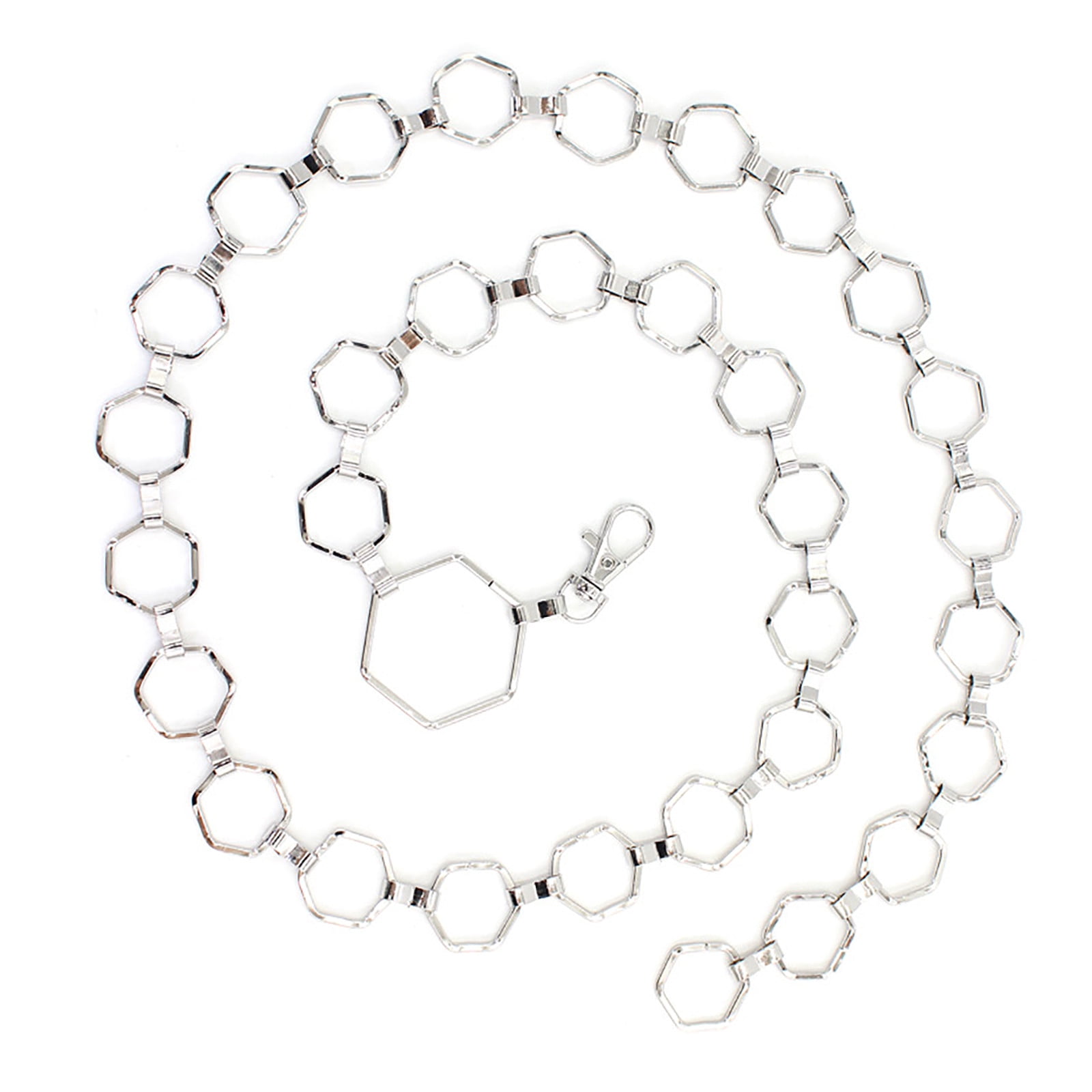 Baberdicy Belts for Women, Women Hook Adjustment Waist Metal String ...