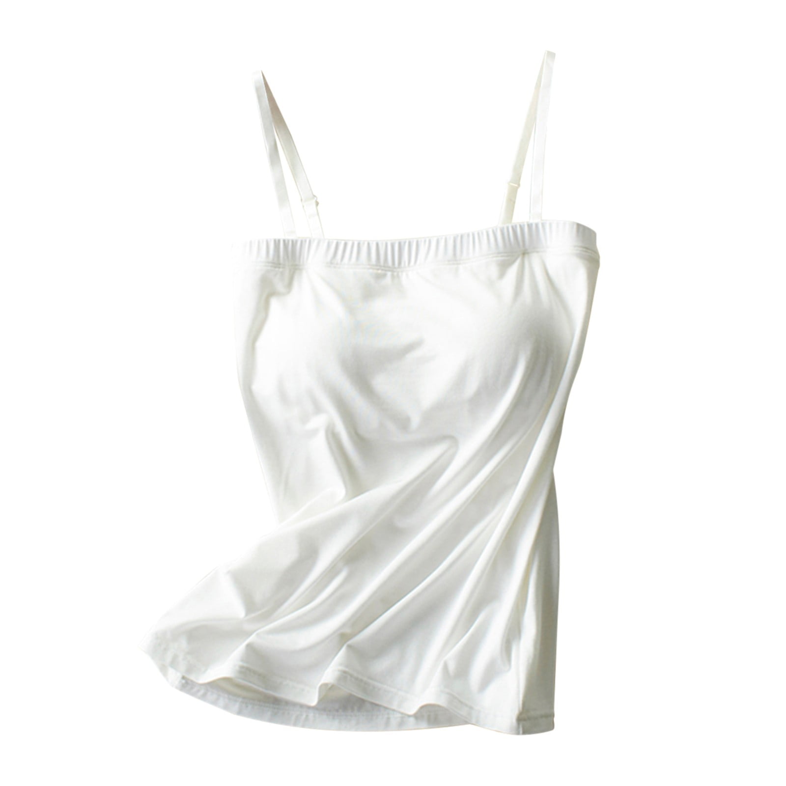 Baberdicy Camisole Top Clearance！Women's Solid Color Bust Flat Collar ...