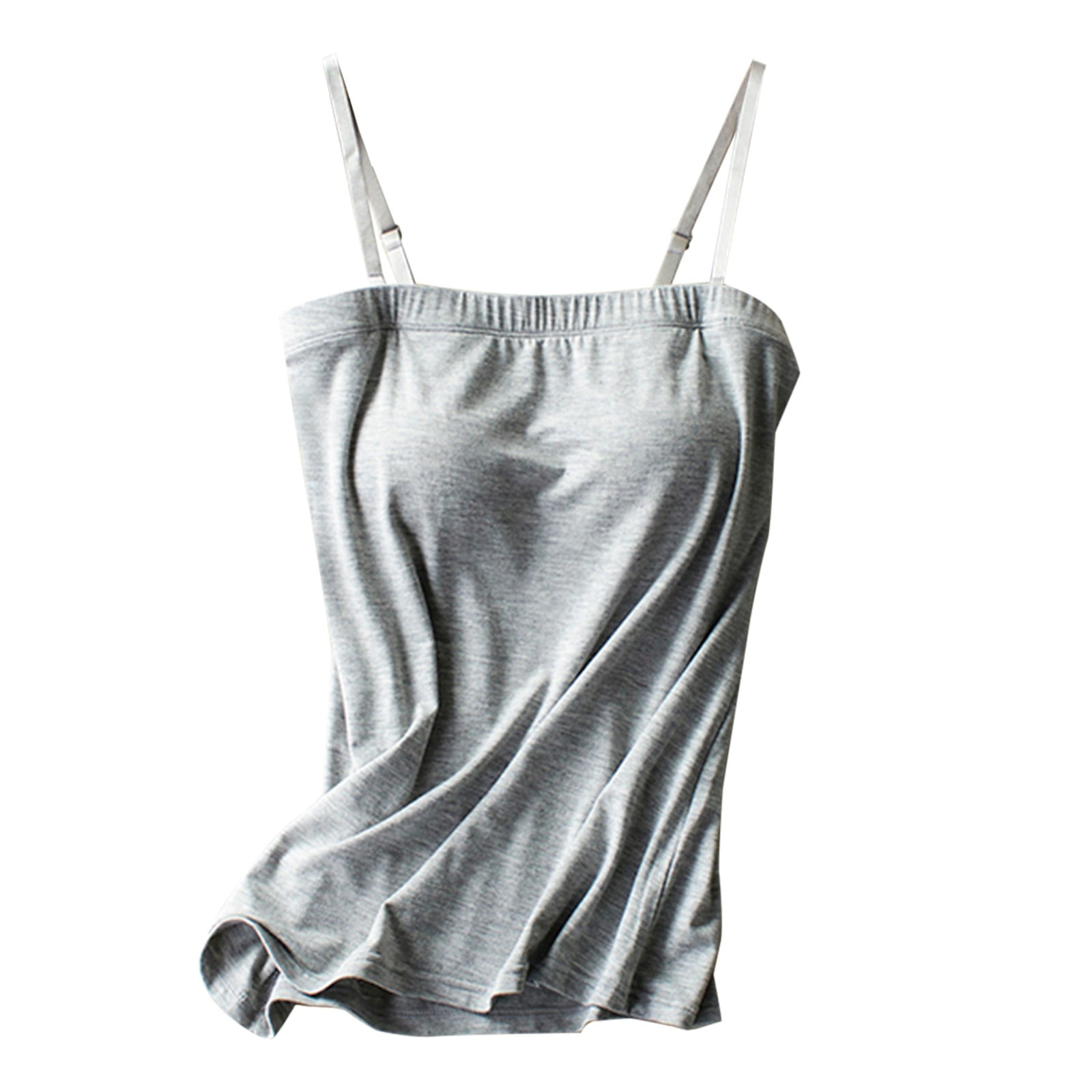 Baberdicy Camisole Top Clearance！Women's Solid Color Bust Flat Collar ...