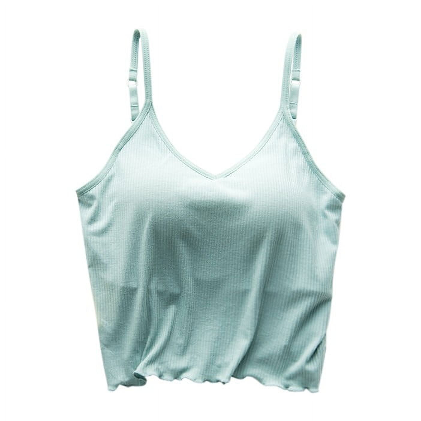 Baberdicy Camisole Top Clearance！Women's Solid Color Thread with Chest ...