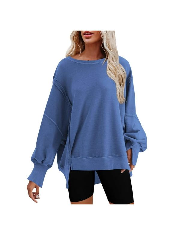 Side Slit Sweatshirt