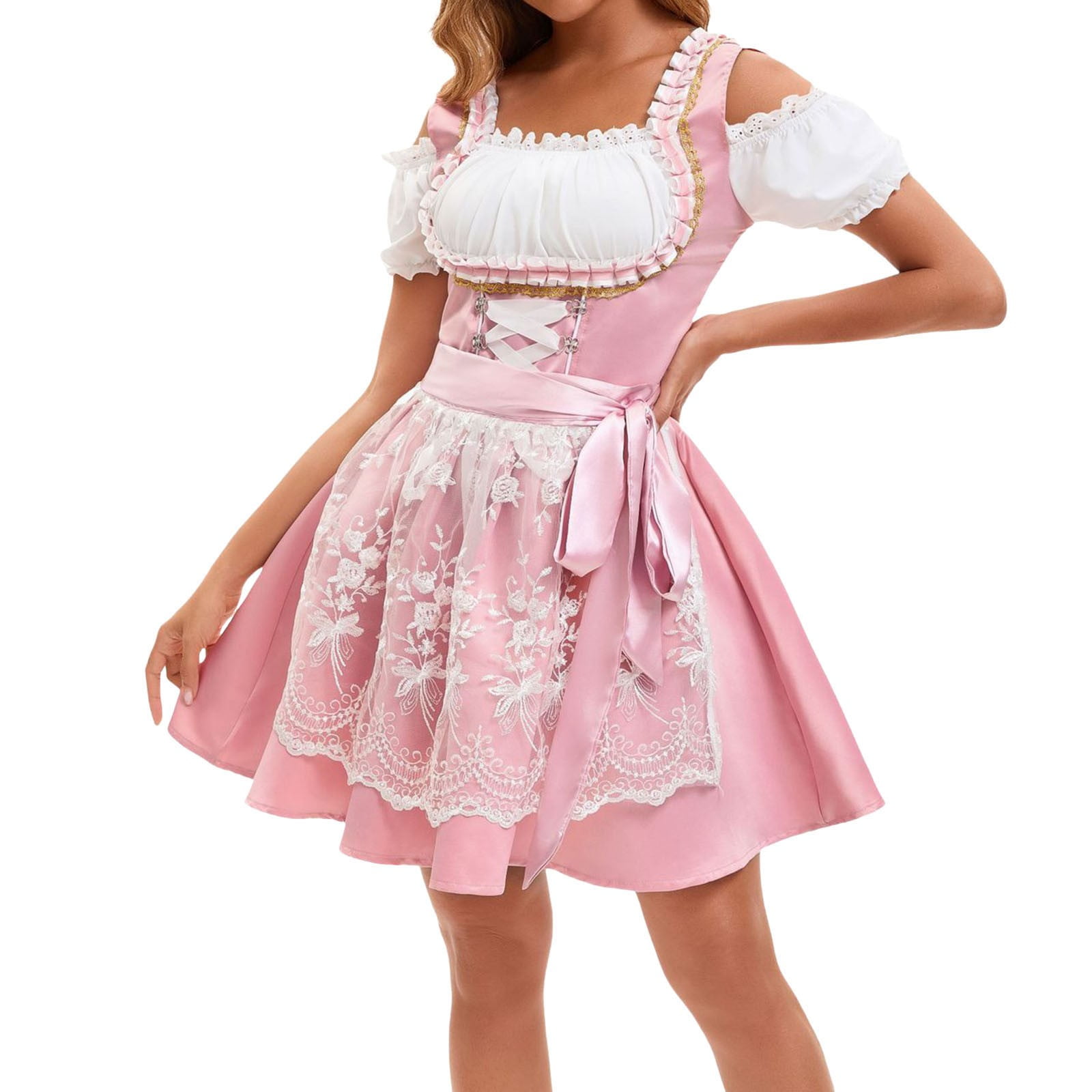 Baberdicy German Dirndl Dress - Oktoberfest Traditional Beer Festival ...