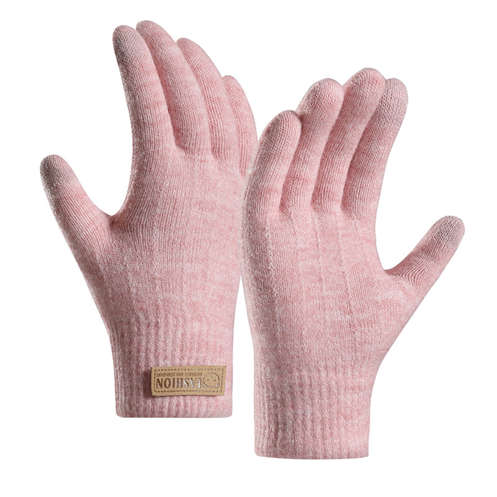 Baberdicy Gloves Winter Women Keep Warm Touching Screen Knit Gloves ...